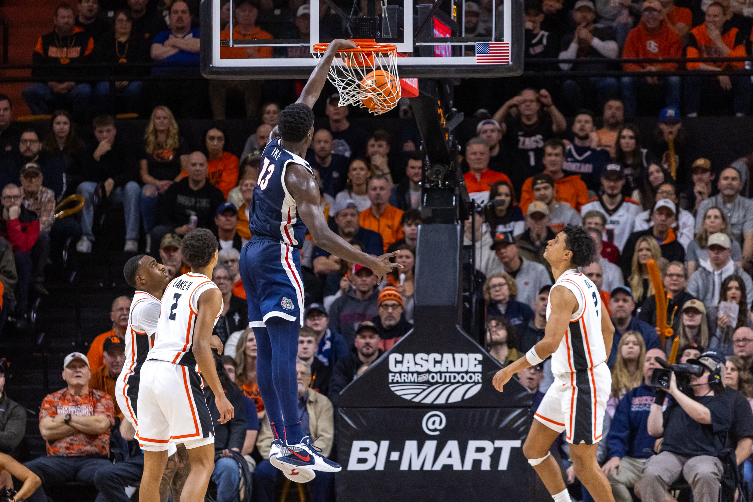 Oregon State men's basketball vs. No. 16 Gonzaga: Jan. 16, 2025 ...