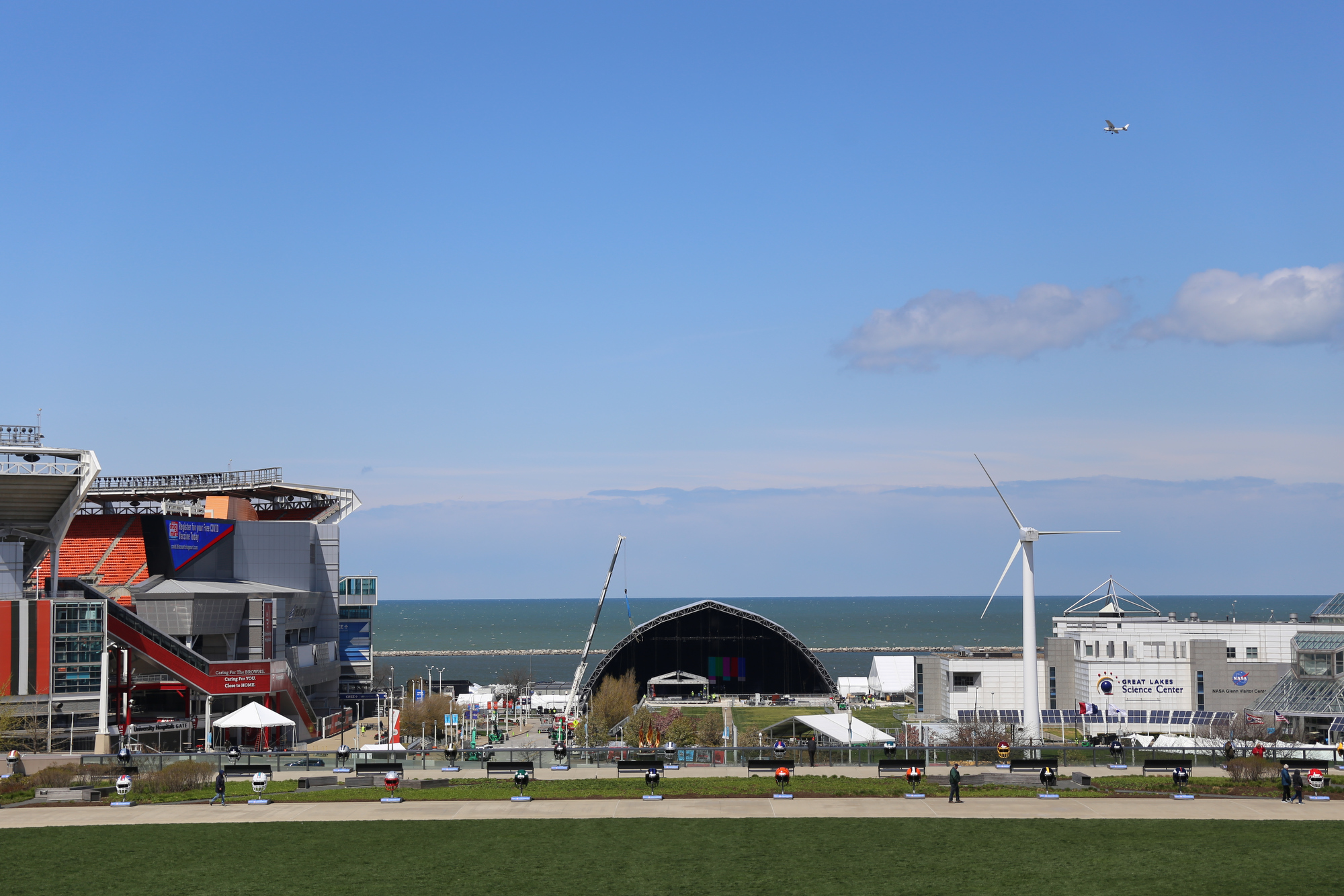 NFL Draft Experience setup continues in downtown Cleveland - cleveland.com