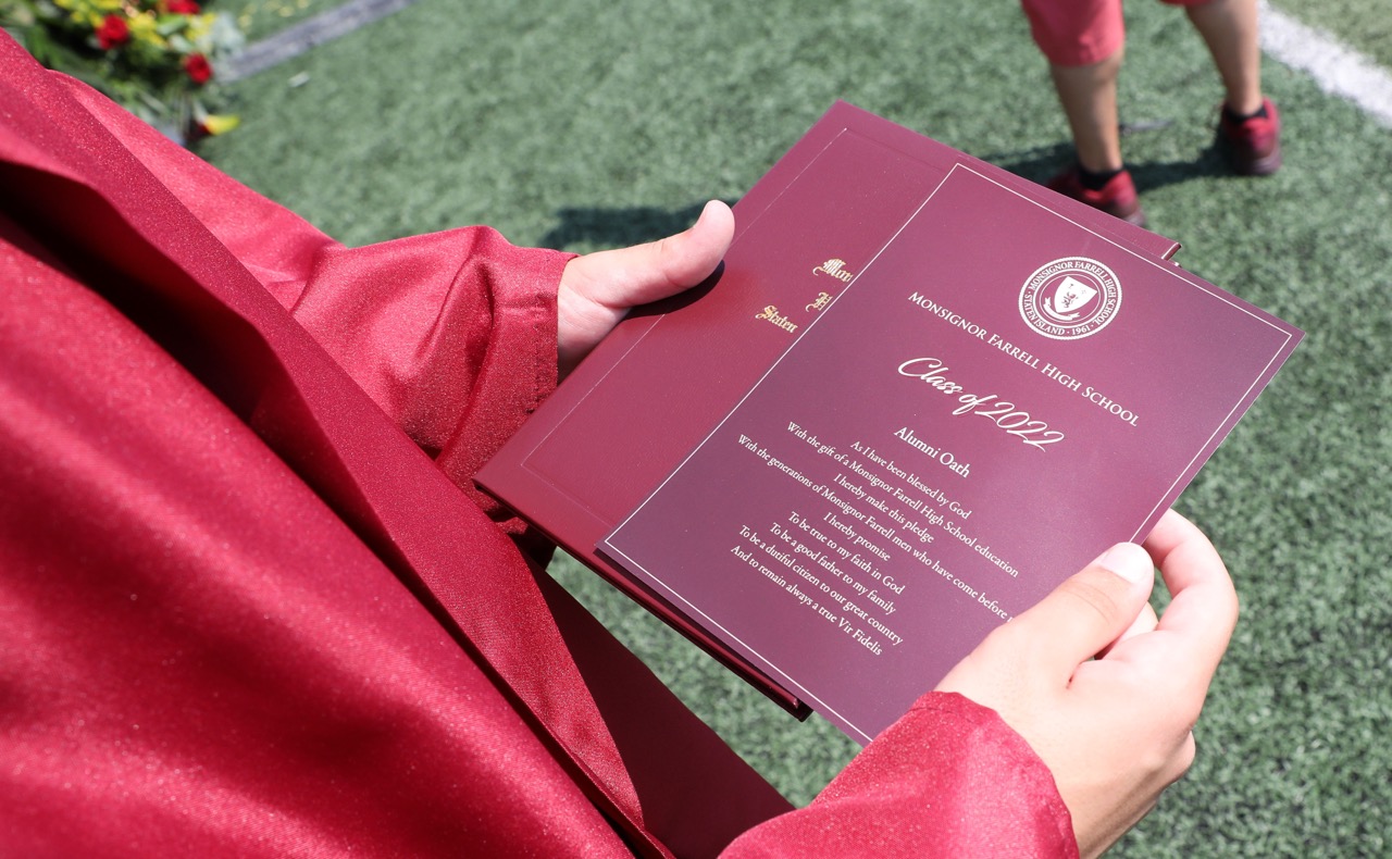 Monsignor Farrell High School graduates 207 students - silive.com