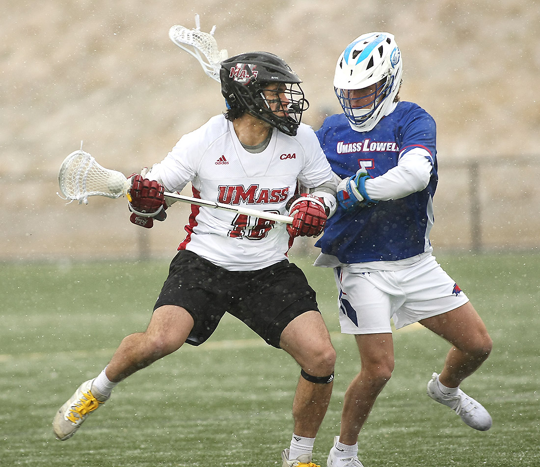 UMass Men's Lacrosse vs UMass Lowell 2/19/22 - masslive.com