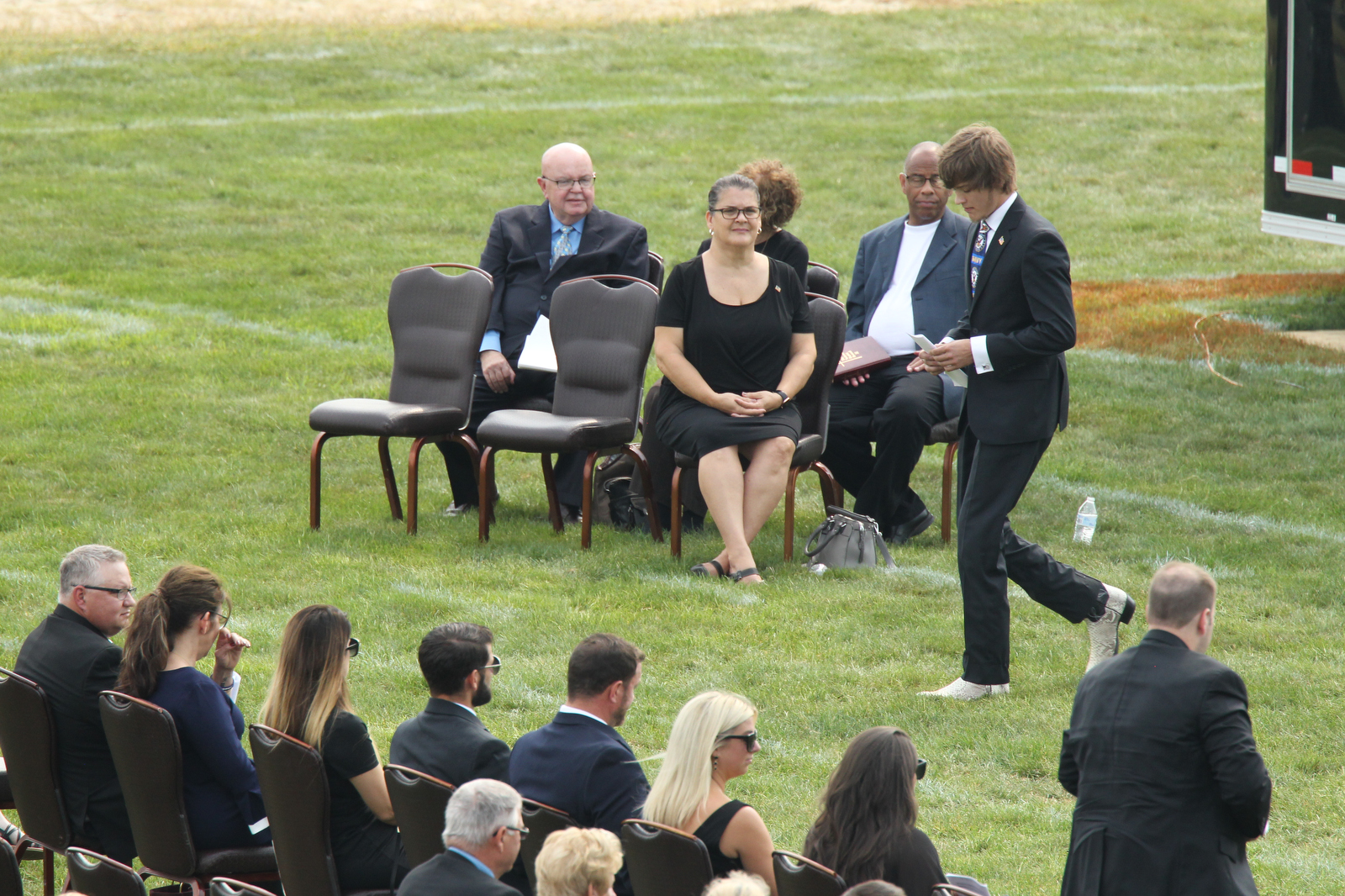 Public funeral service for Petty Officer 3rd Class Maxton Soviak ...