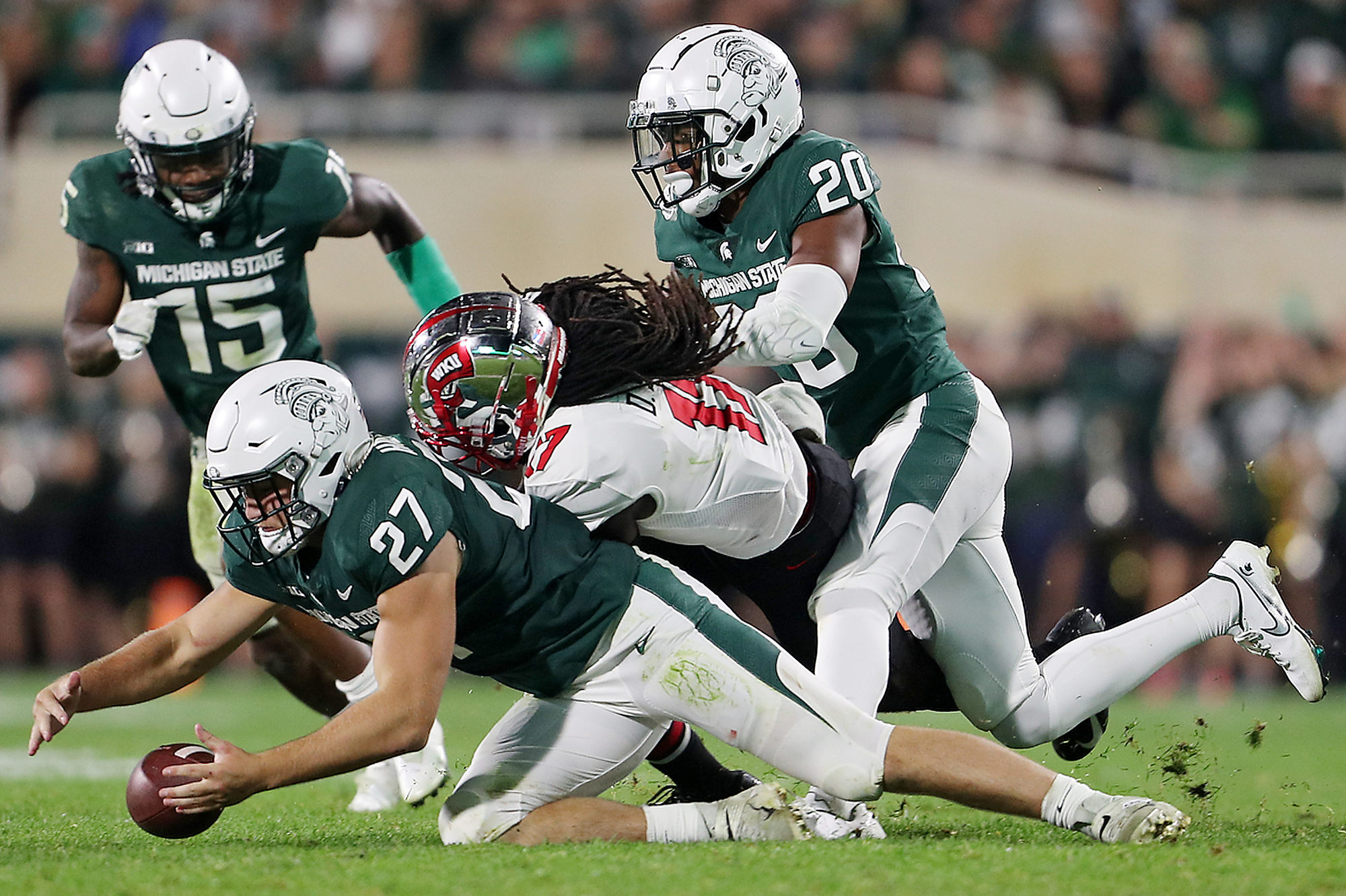 College football: Michigan State vs. Western Kentucky – October 2, 2021 ...