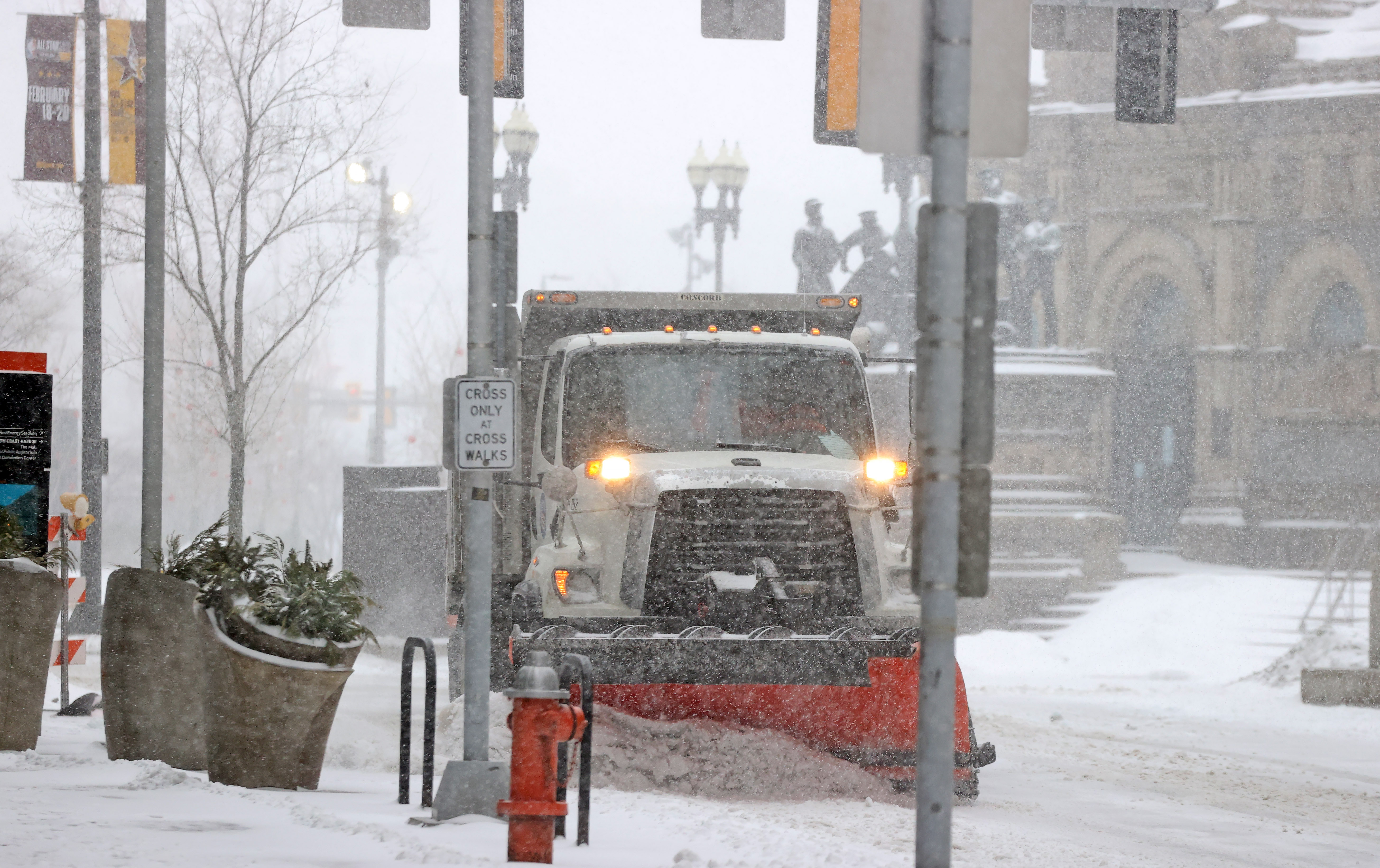 Cleveland road conditions from winter storm, February 4, 2022 ...