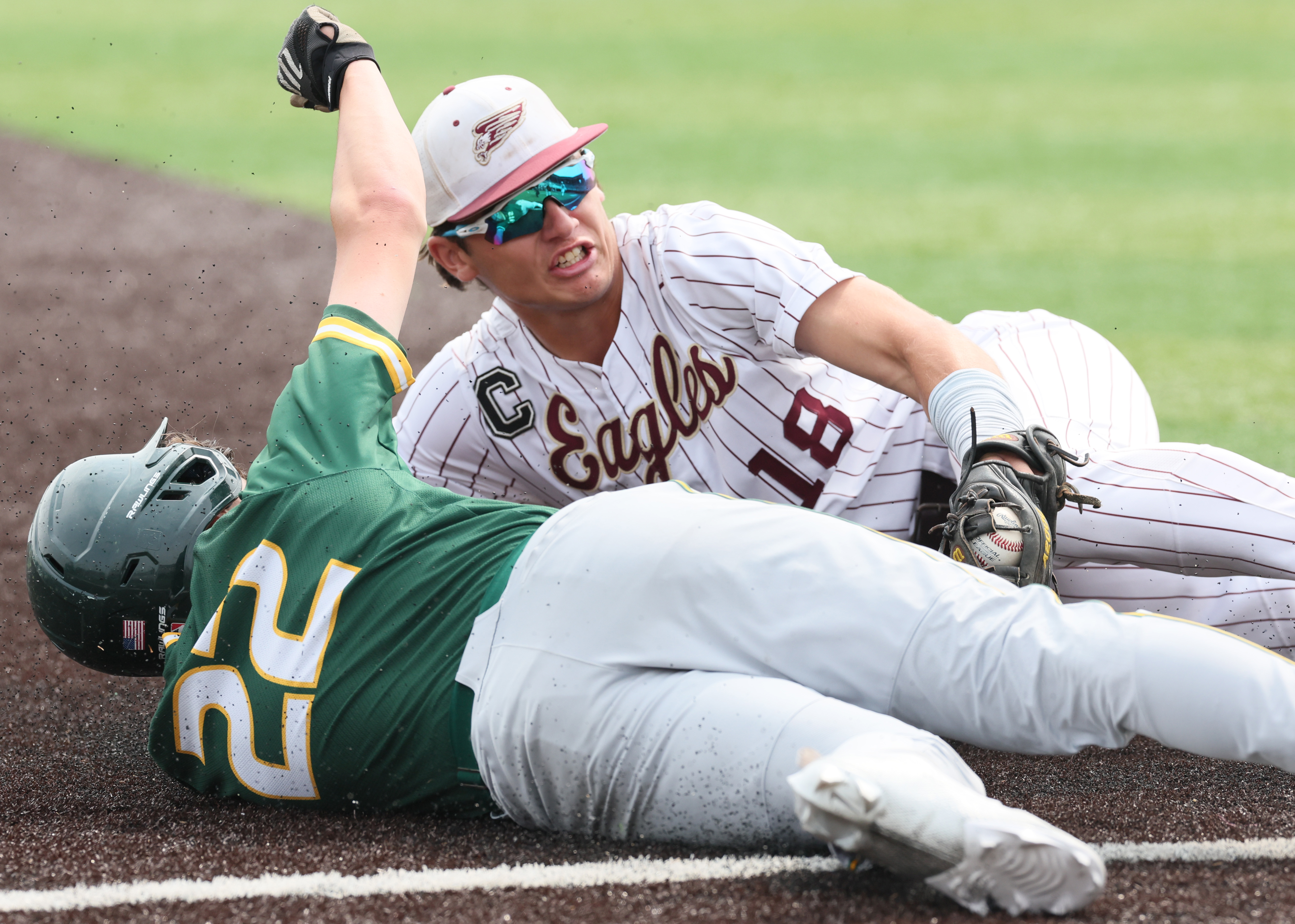 Marion Steele vs. New Albany in division II baseball semifinal in ...