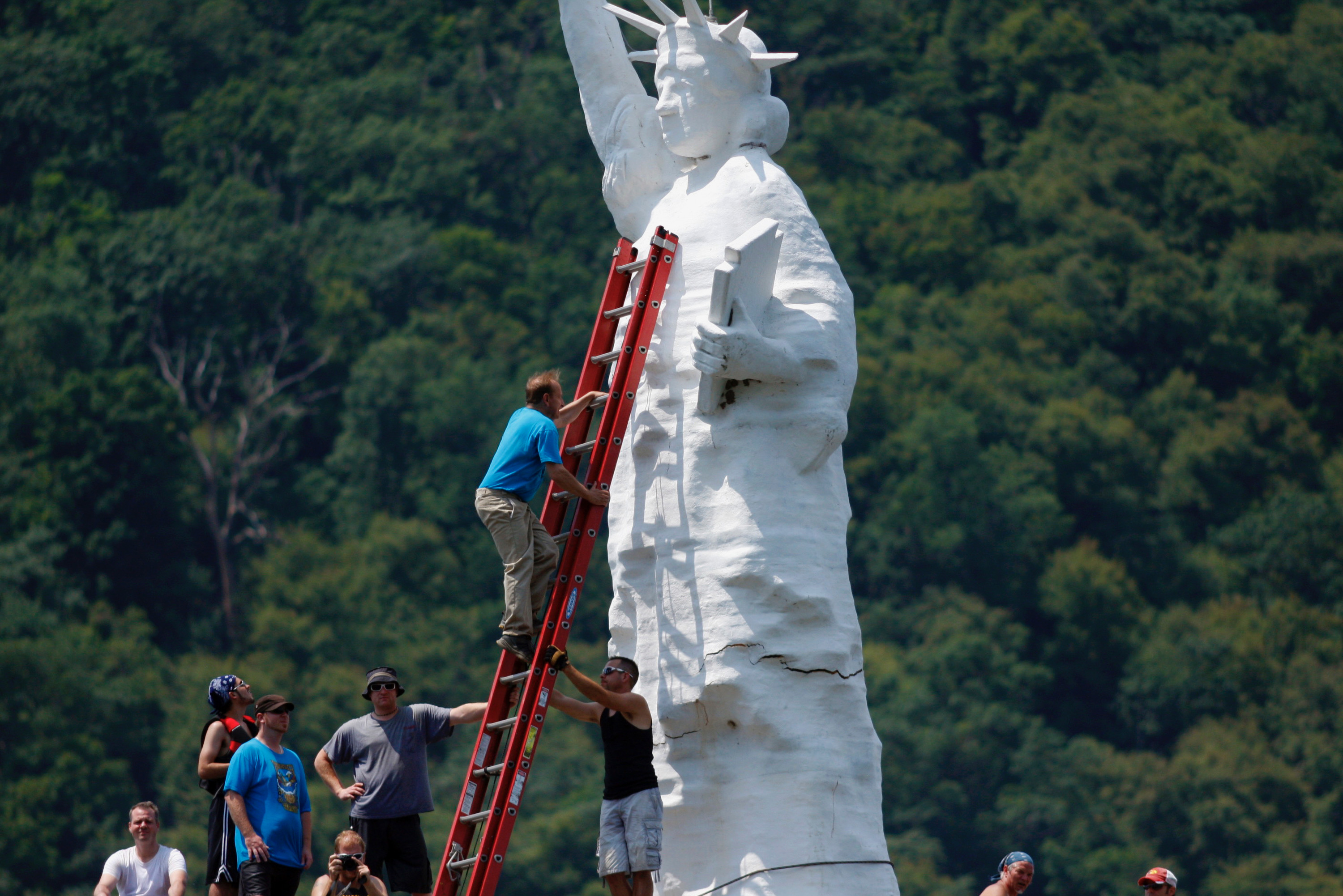 Lady Liberty in the Susquehanna River - pennlive.com