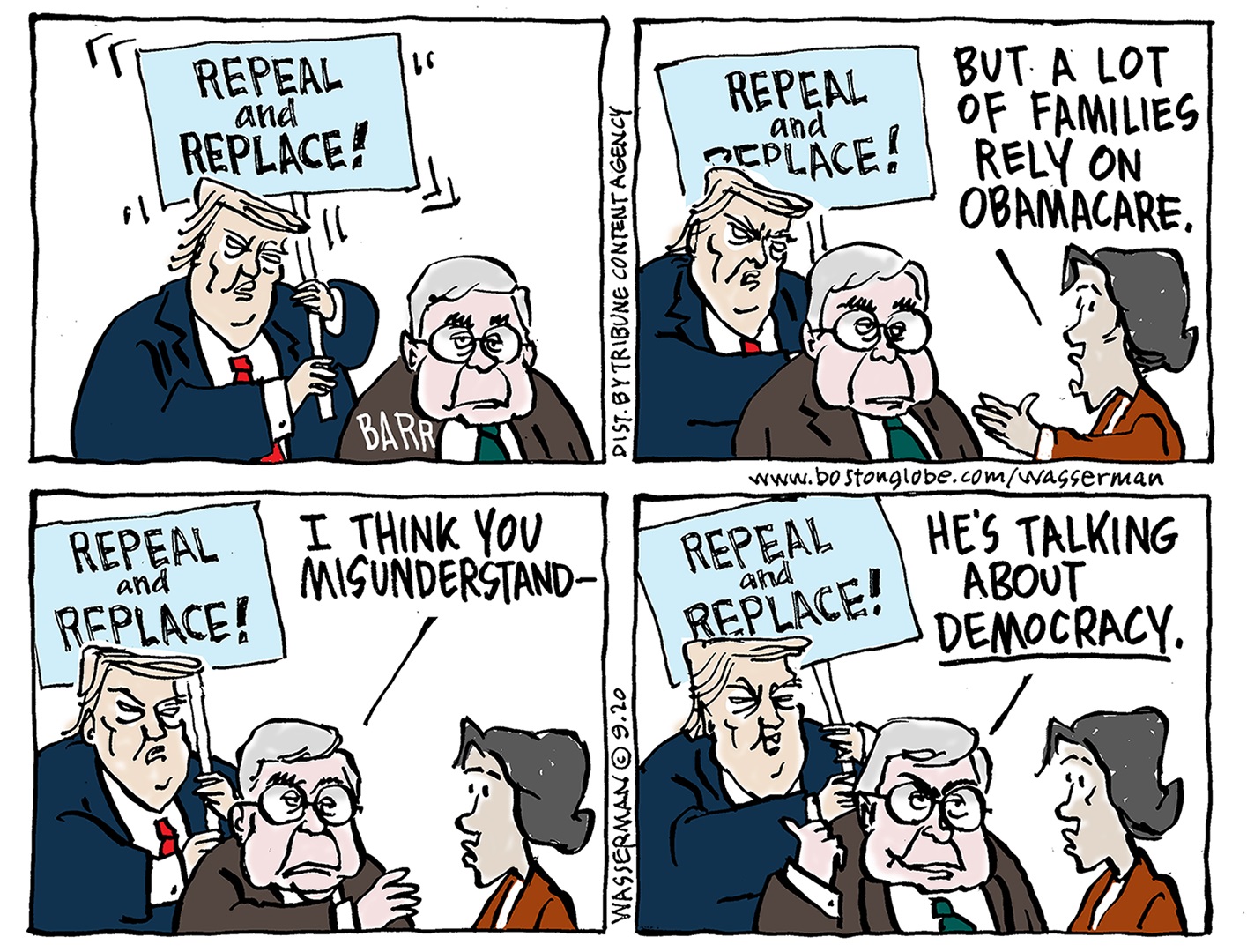 Editorial cartoons for Oct. 4, 2020 - cleveland.com