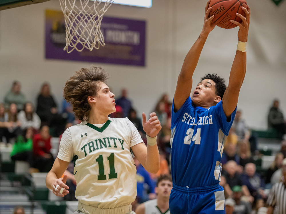 Trinity defeats Steel-High in boys basketball 66-49 - pennlive.com