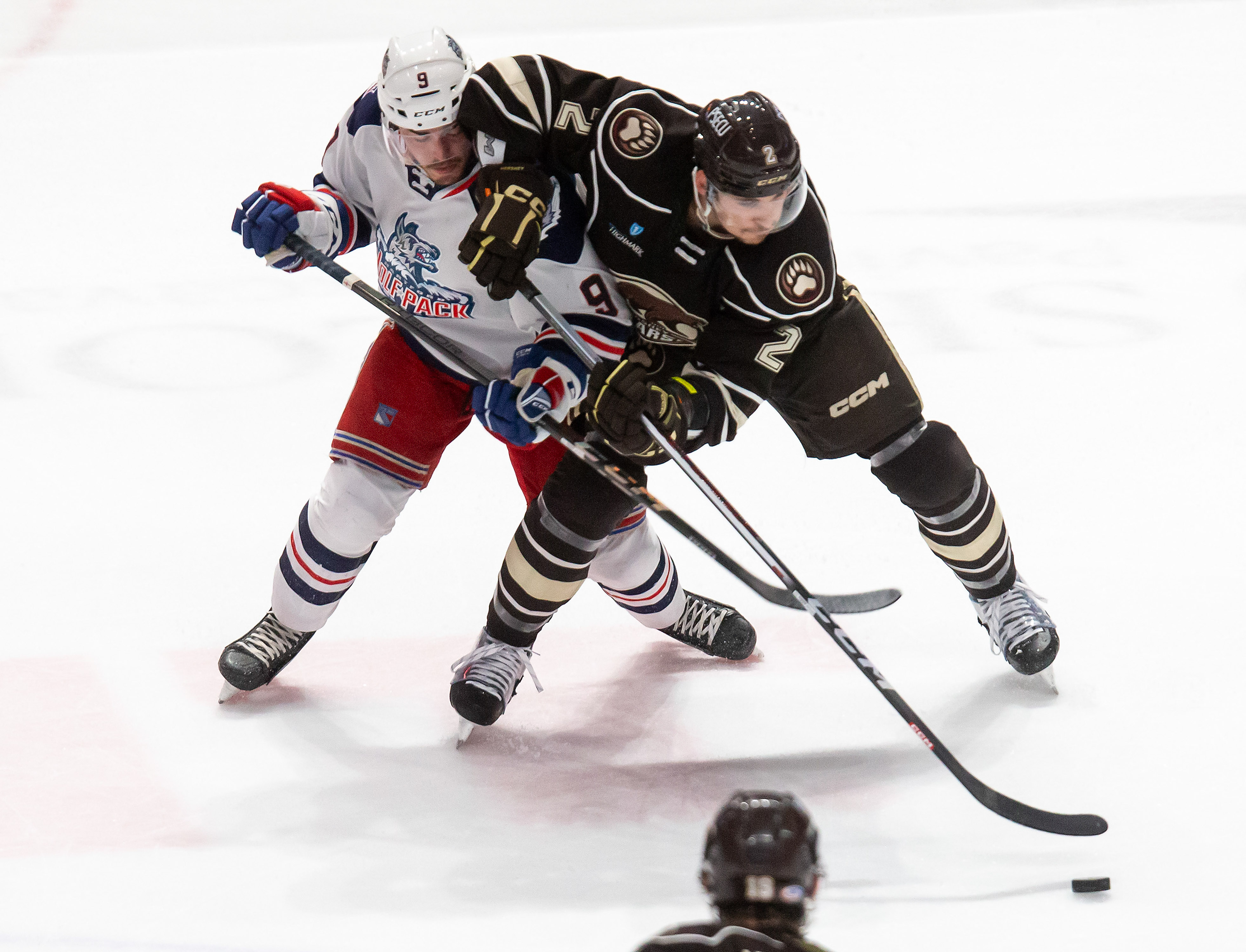Hershey Bears vs Hartford Wolf Pack in game 1 of Atlantic Division ...