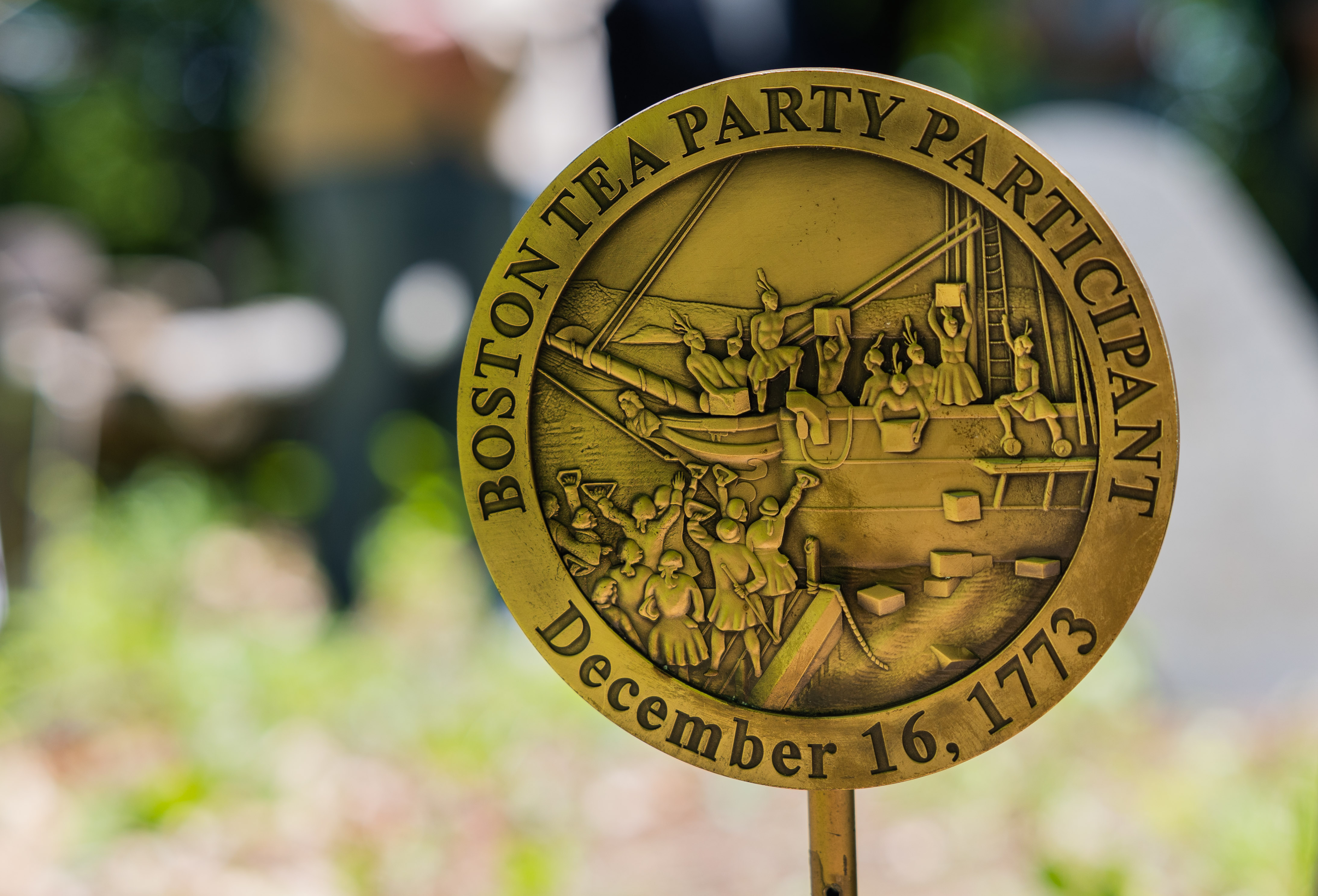 David Lyons, participant in Boston Tea Party, honored in Colrain, Mass ...