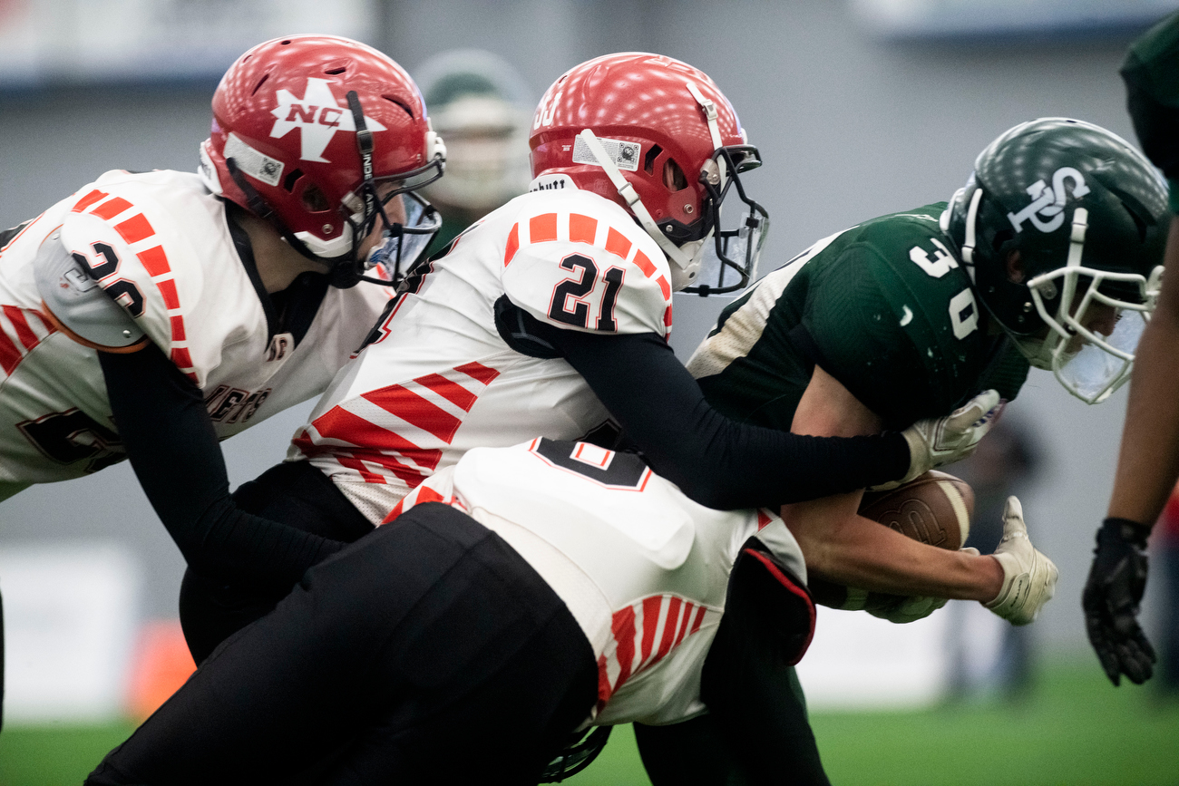 St. Patrick Vs. North Central MHSAA Division 2 eight-player football ...