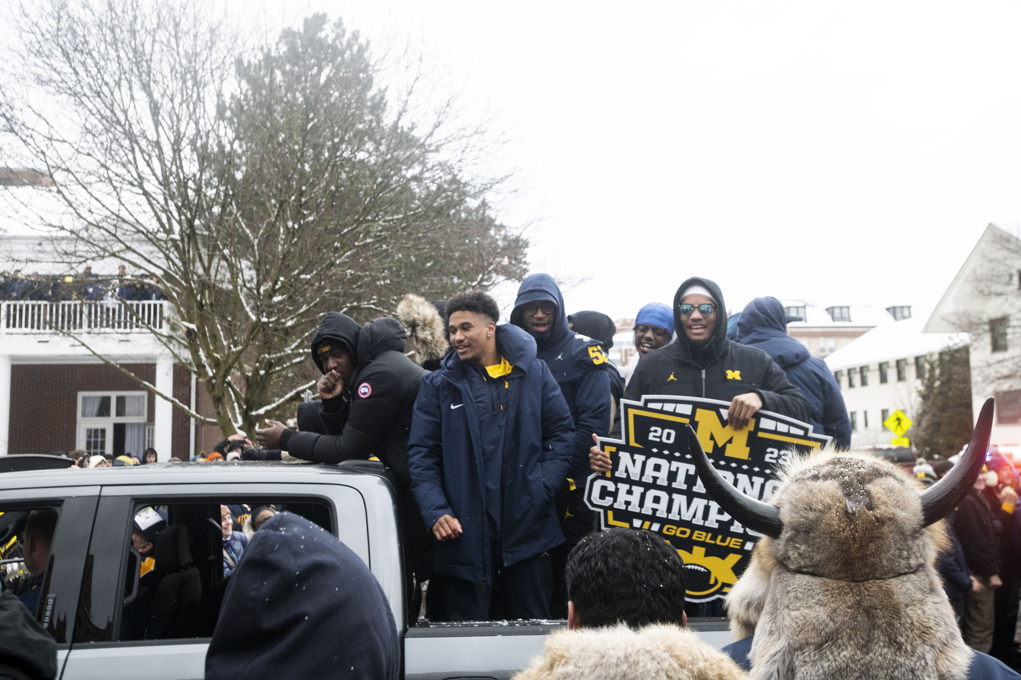 Michigan football celebrated as national champions at parade in Ann ...