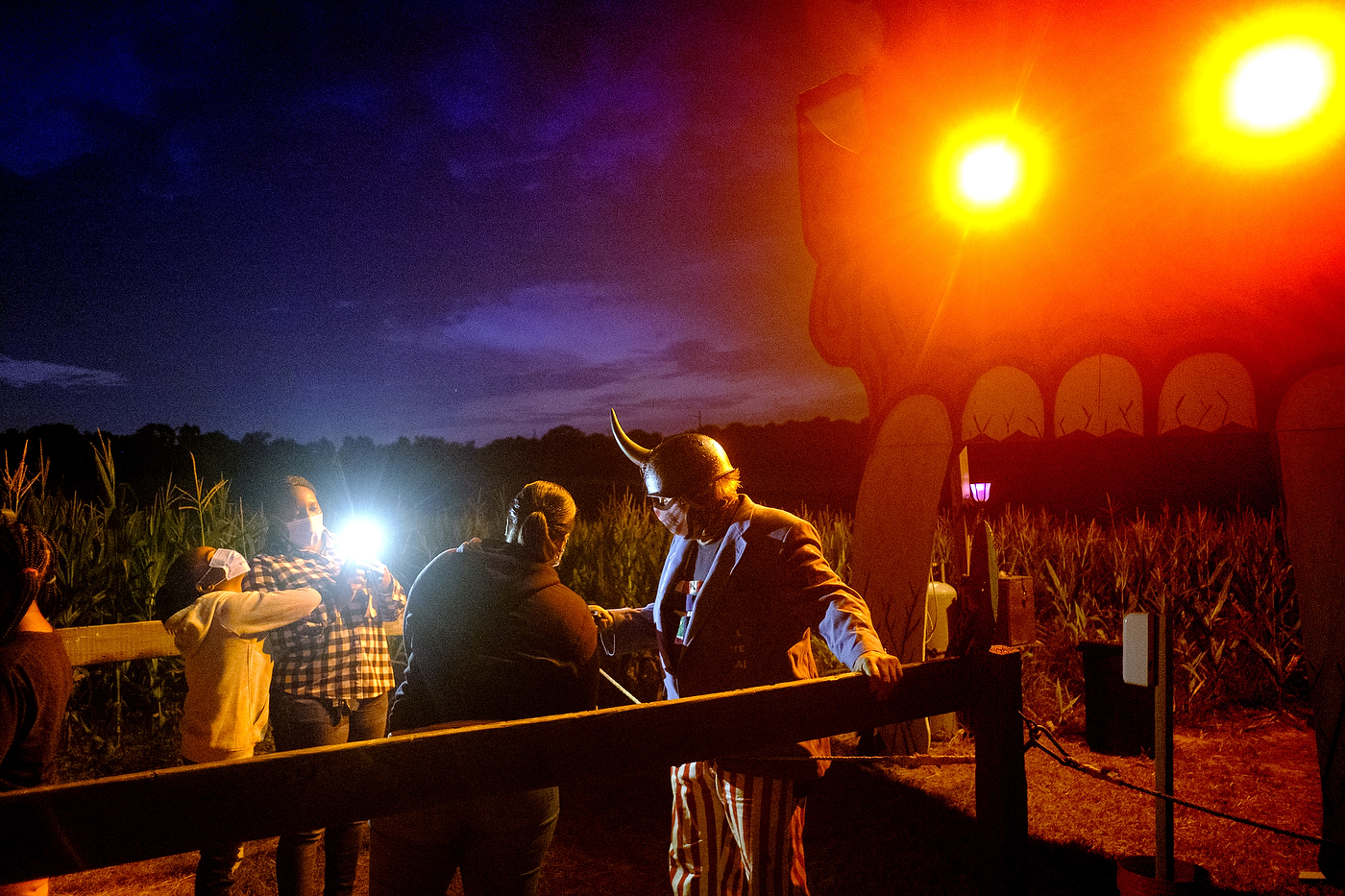 The Field of Terror haunted attraction farm. - nj.com