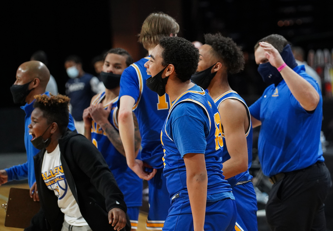 Allen boys basketball plays Pocono Mountain West in 2021 District 11 ...