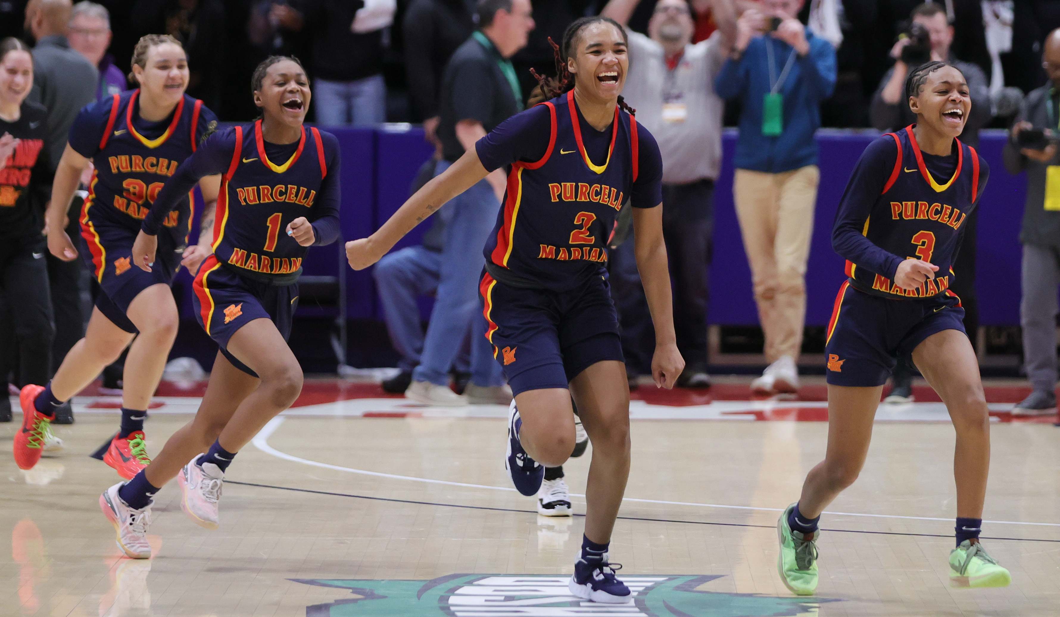 High school girls basketball D2 final: Laurel vs. Purcell Marian, March ...