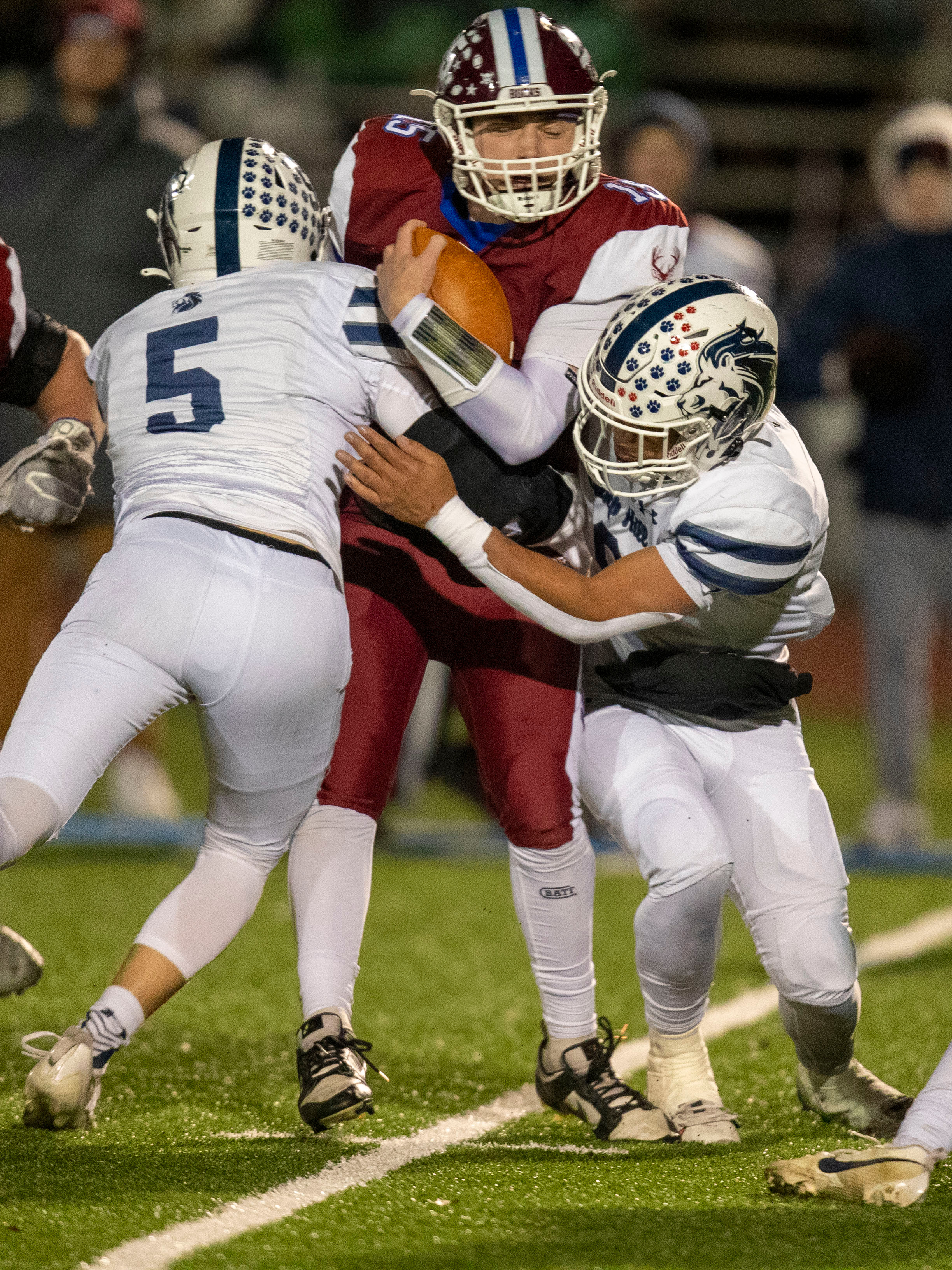 Camp Hill at Dunmore in a 2023 PIAA Quarterfinal football game ...