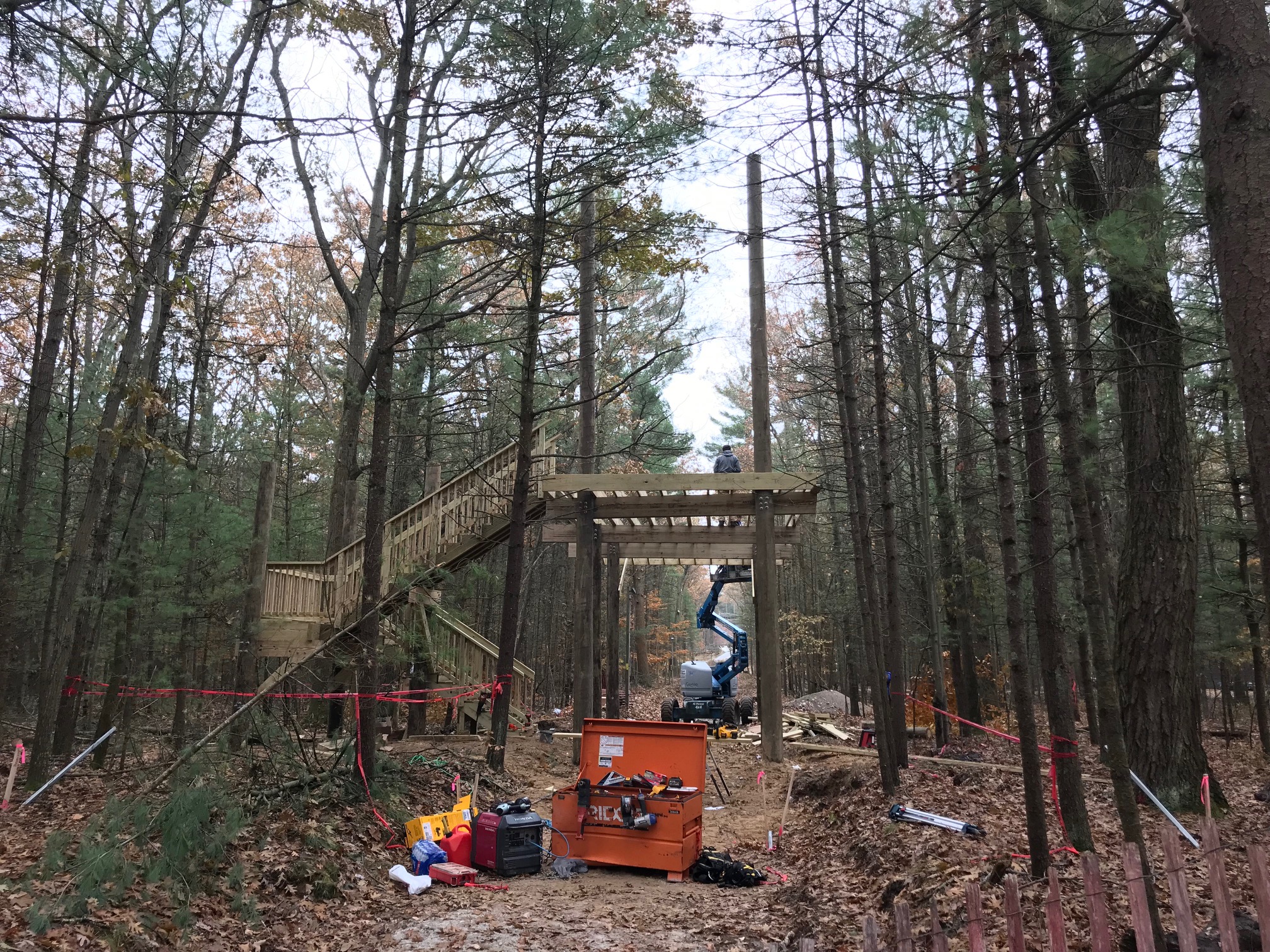 Dual zip line opening at Muskegon sports complex - mlive.com