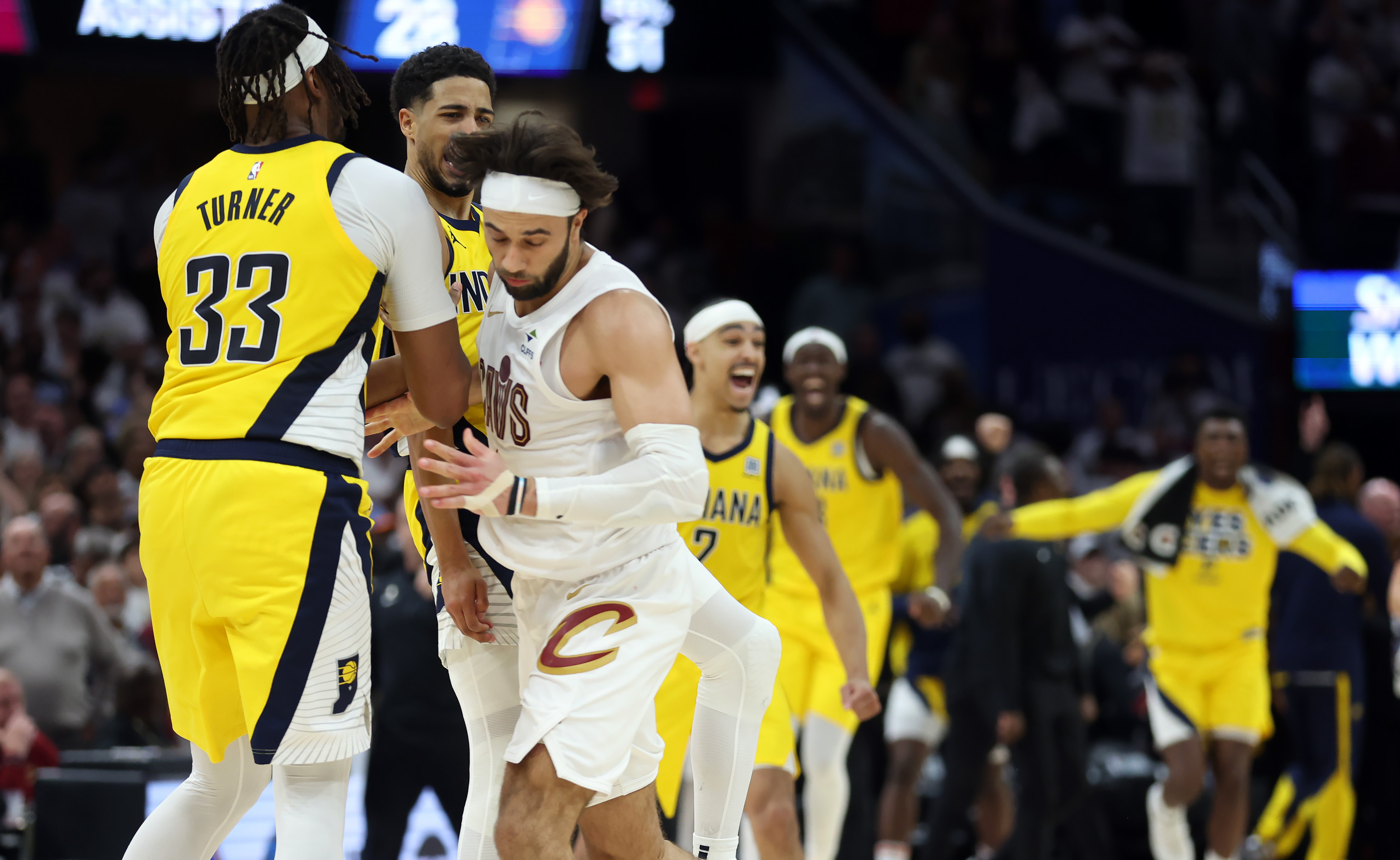 Cleveland Cavaliers vs. Indiana Pacers in game 2 of the Eastern ...