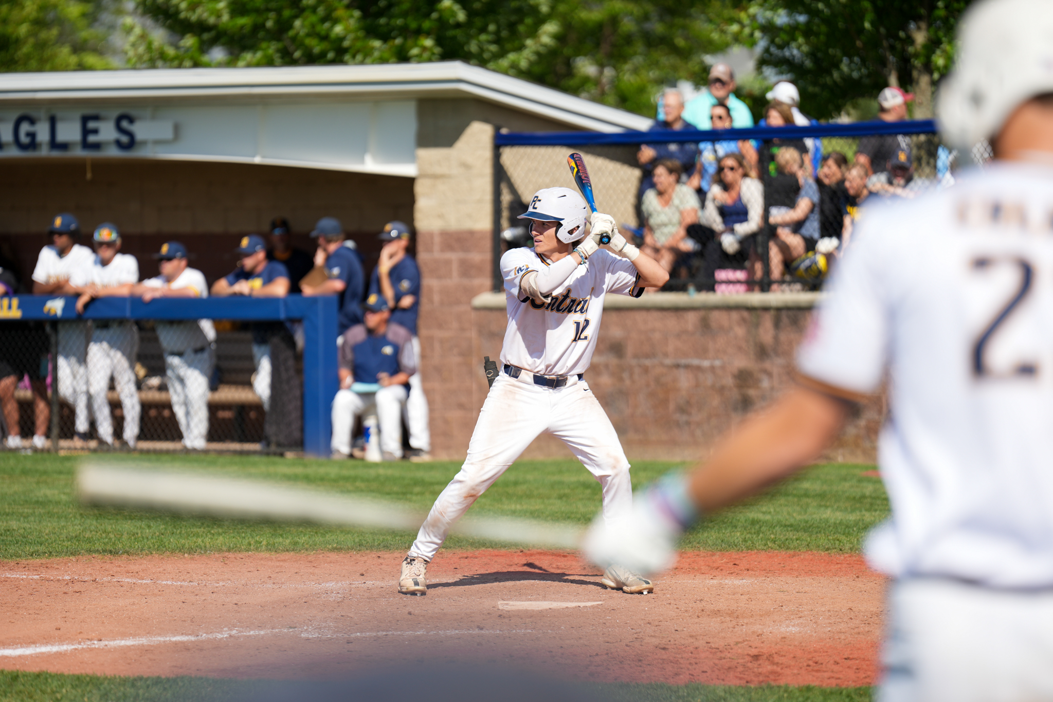 D2 baseball regional semifinal between Portage Central and Hudsonville ...
