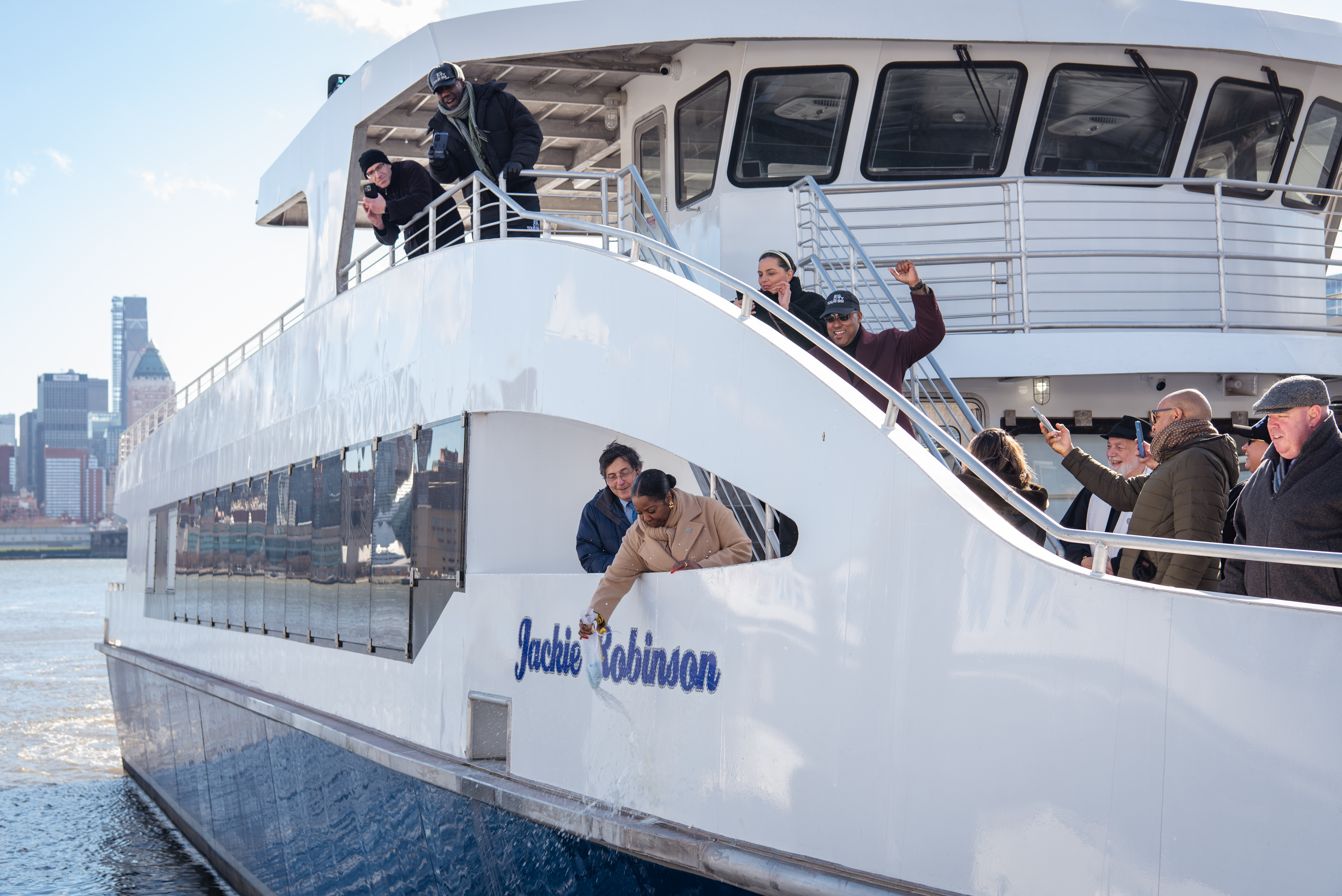 NY Waterway christens Jackie Robinson ferry - nj.com