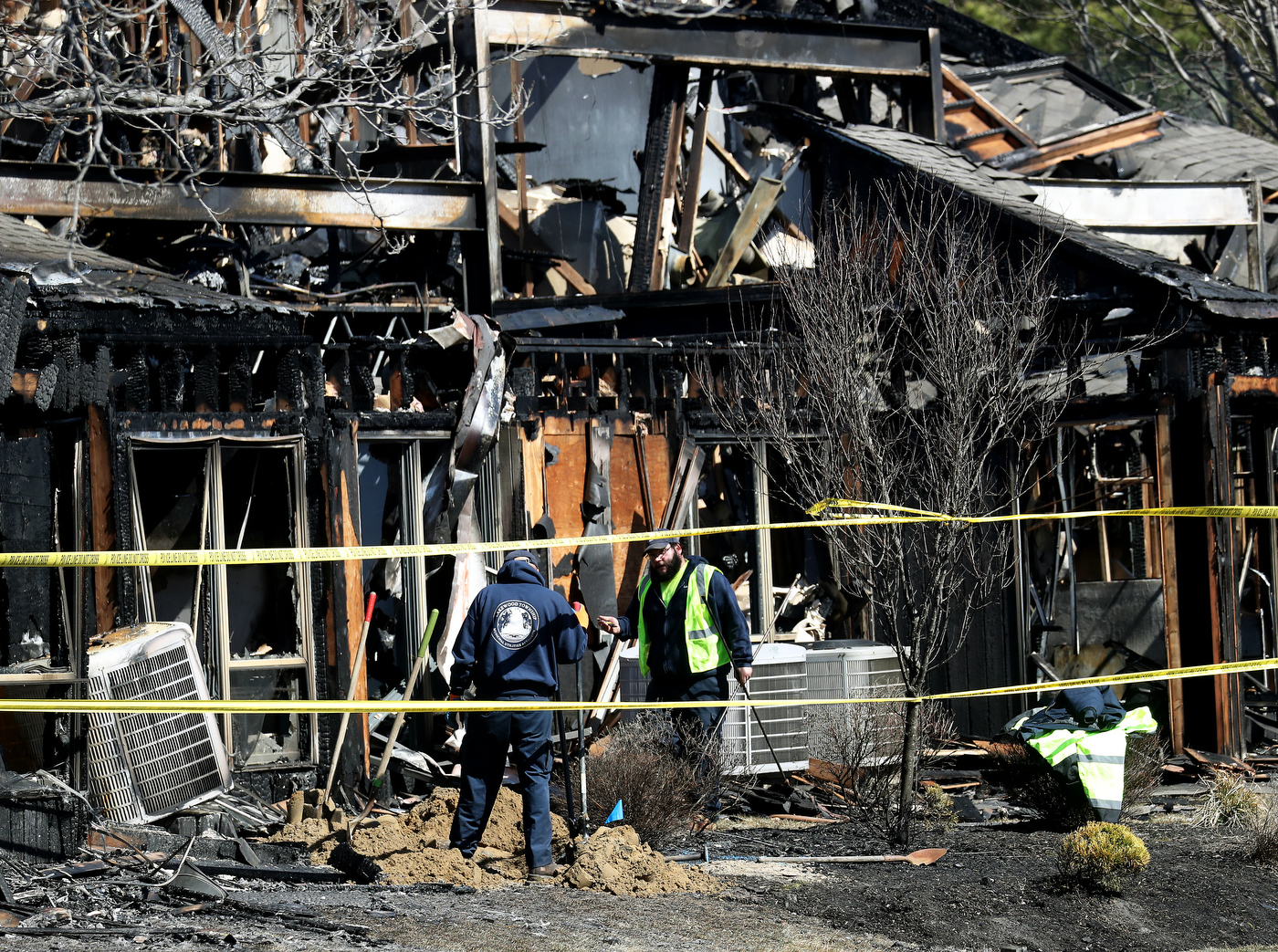 Damage from large brush fire in Brick and Lakewood, March 15, 2021 - nj.com