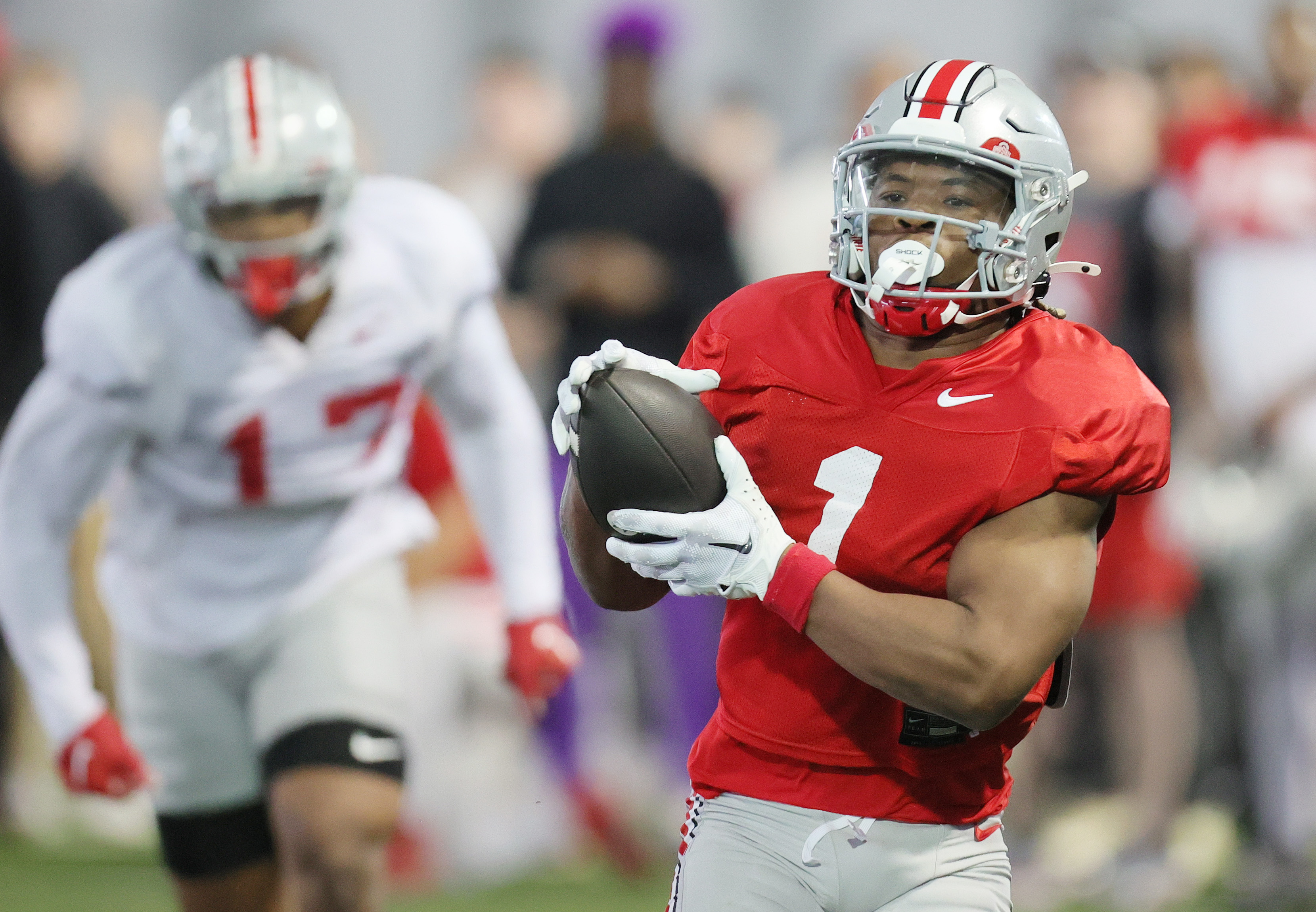 OSU football's Student Appreciation practice, March 30, 2024 ...