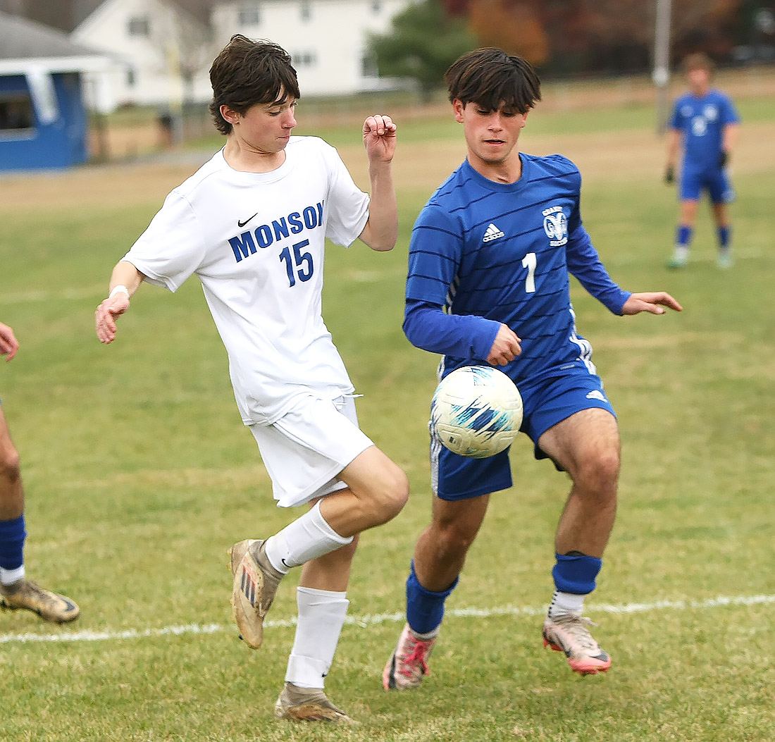 Monson vs Granby boys Soccer Class D Tournament 10/29/24 - masslive.com