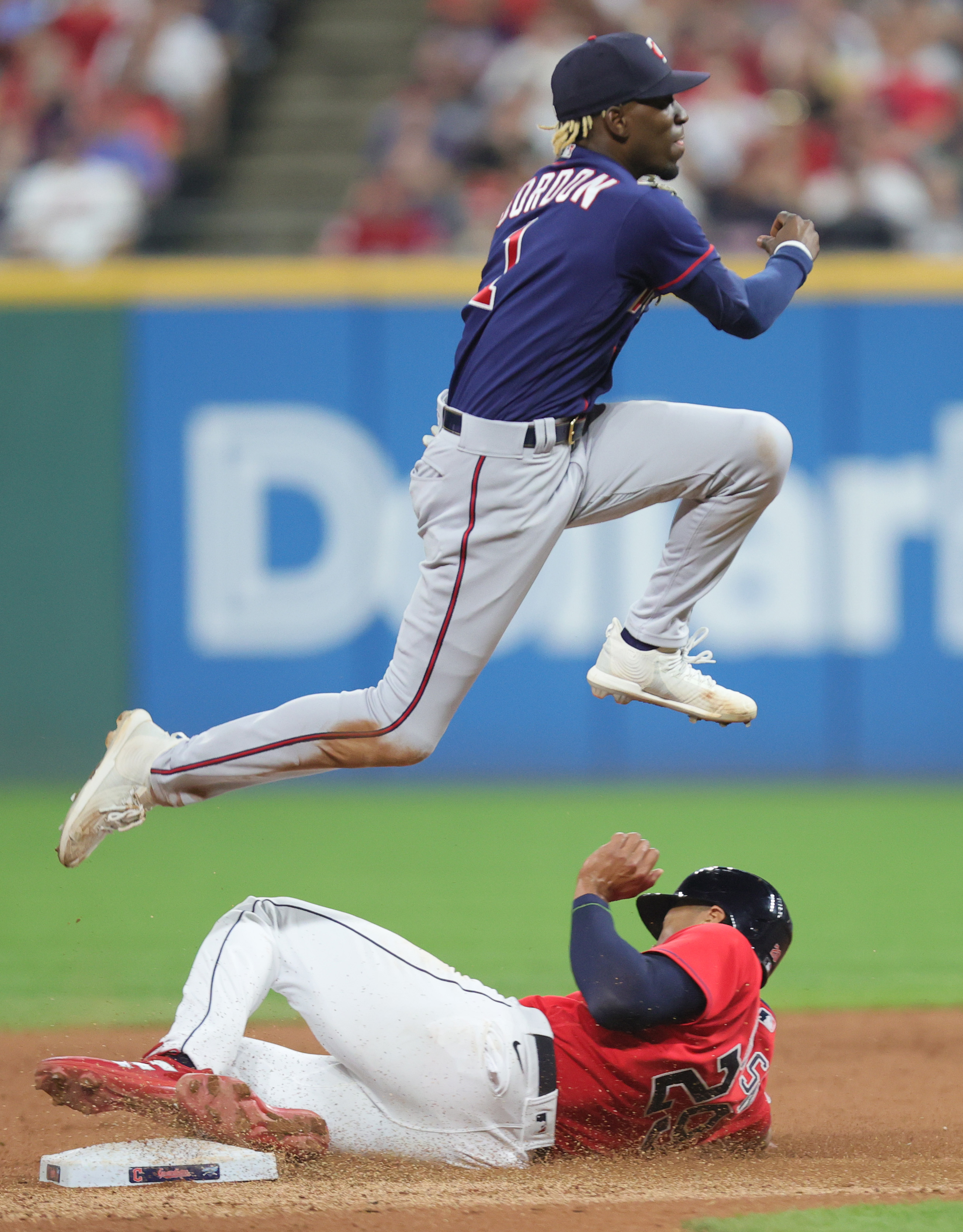 Cleveland Guardians vs. Minnesota Twins in game 2 of a doubleheader ...