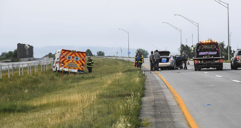 Driver dies in wrong-way collision with ambulance on Route 33 ...