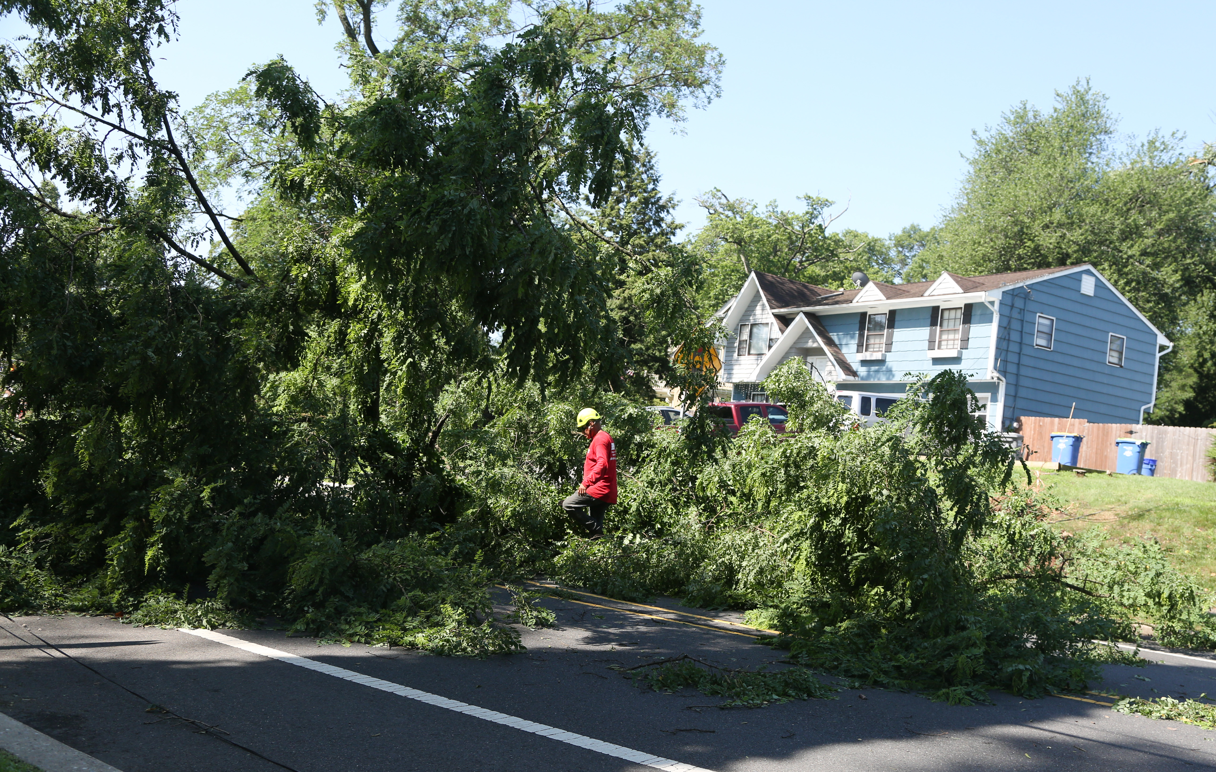 Plainfield, N.J. storm damage on Friday, July 4 - nj.com