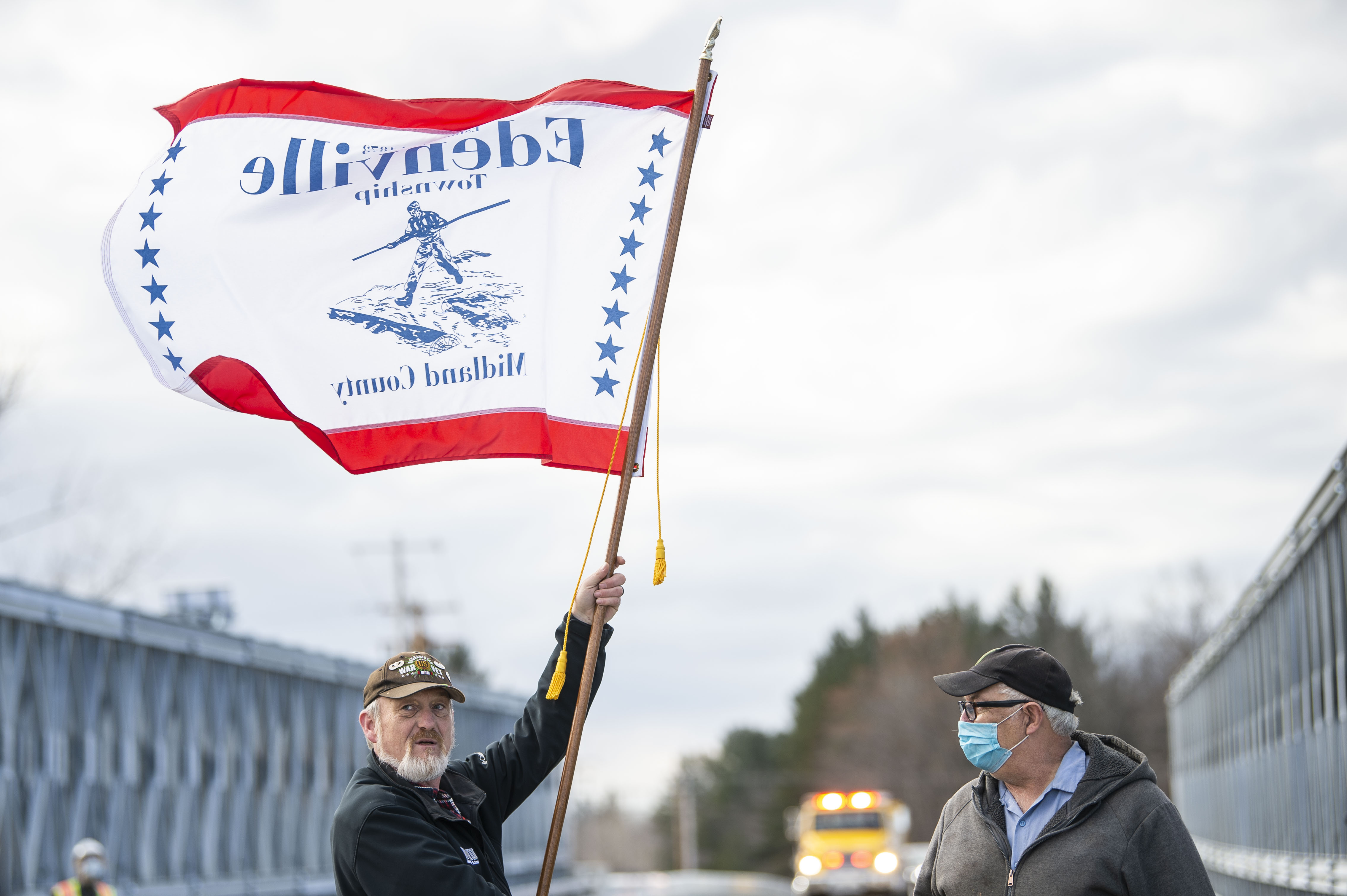 Temporary bridge in place over Tobacco River on M-30 - mlive.com