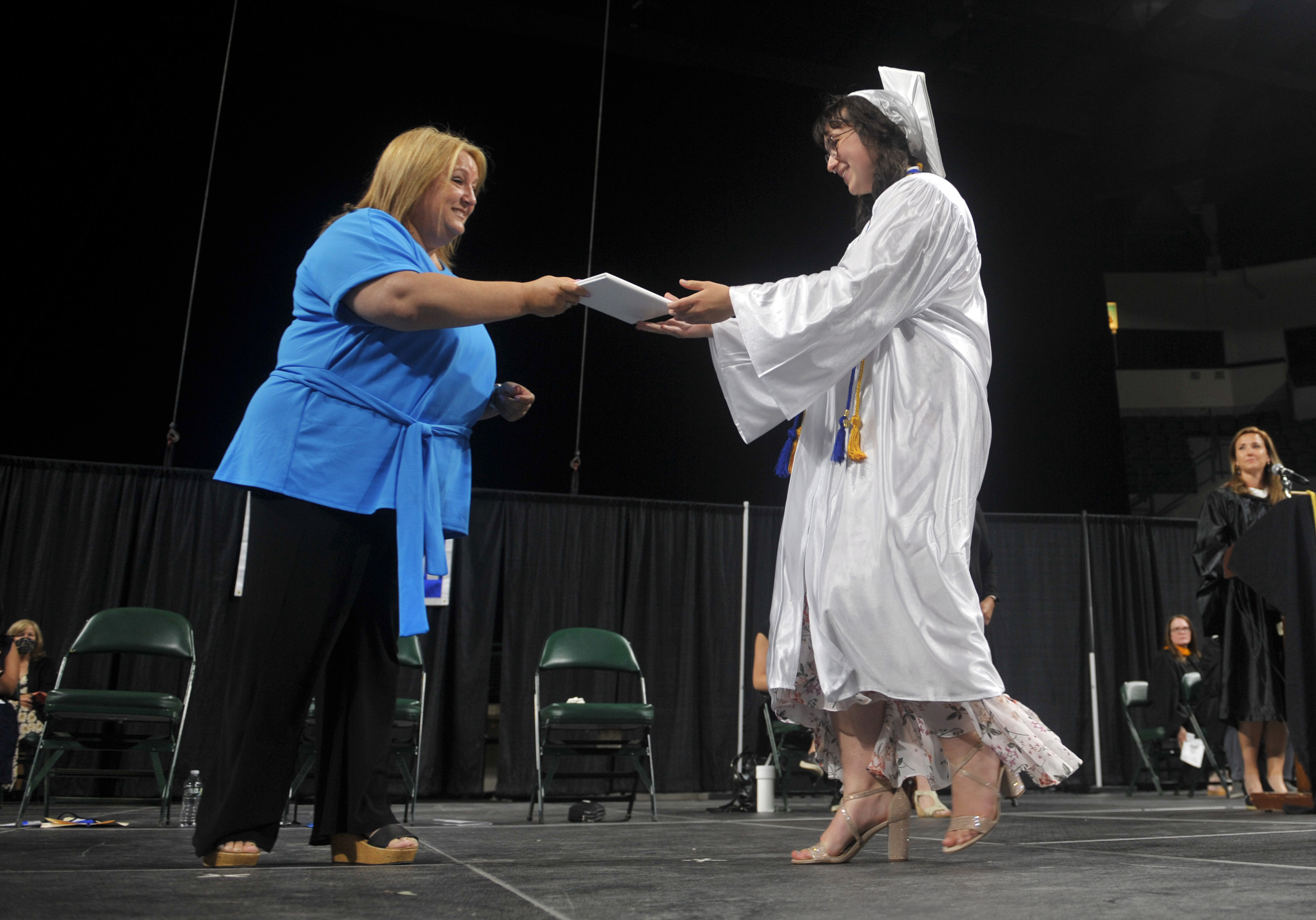 Ewing High School Graduation at the Cure Insurance Arena in Trenton N.J ...