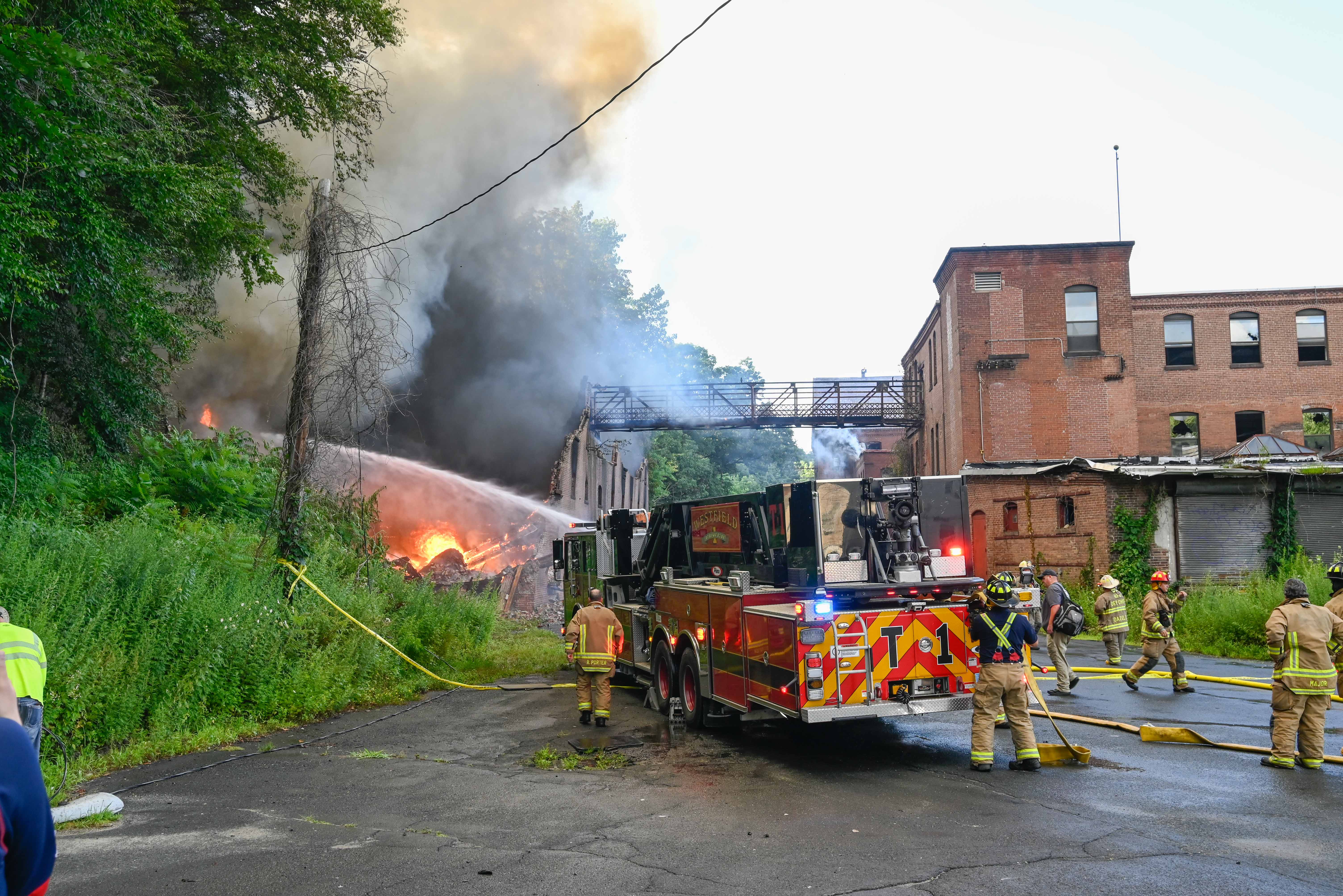 Strathmore Mill Fire in Russell - masslive.com