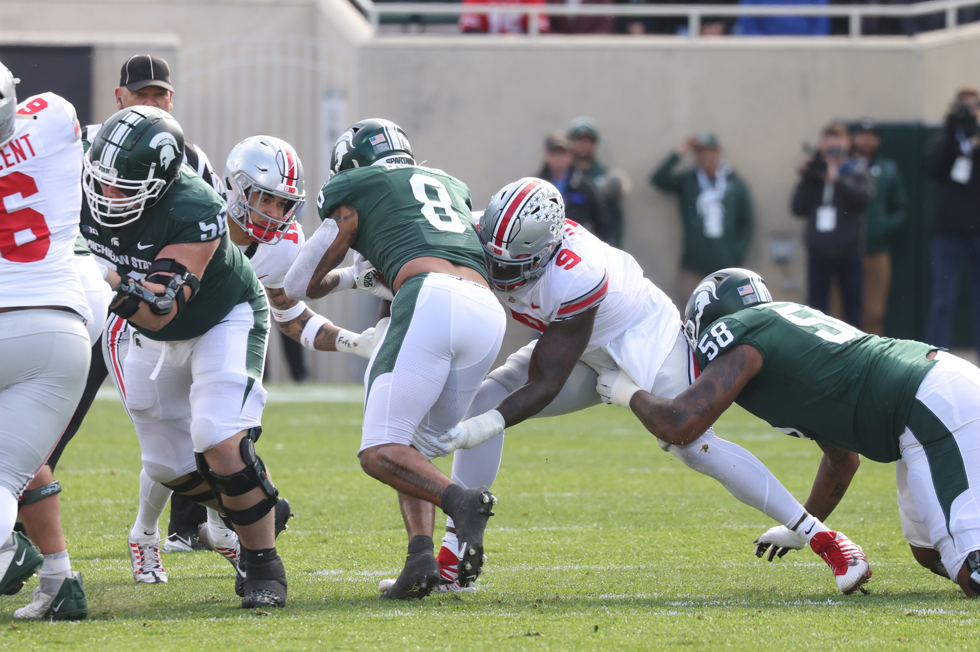 Ohio State Buckeyes at Michigan State Spartans, October 8, 2022 ...
