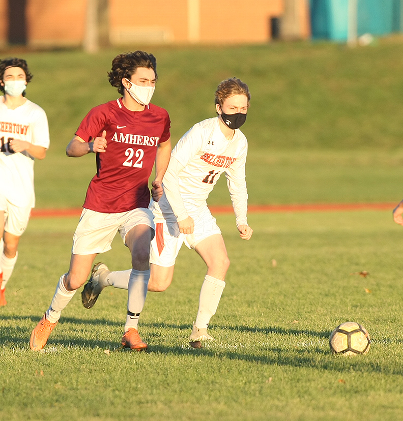 Belchertown vs Amherst boys soccer 11/4/20 - masslive.com