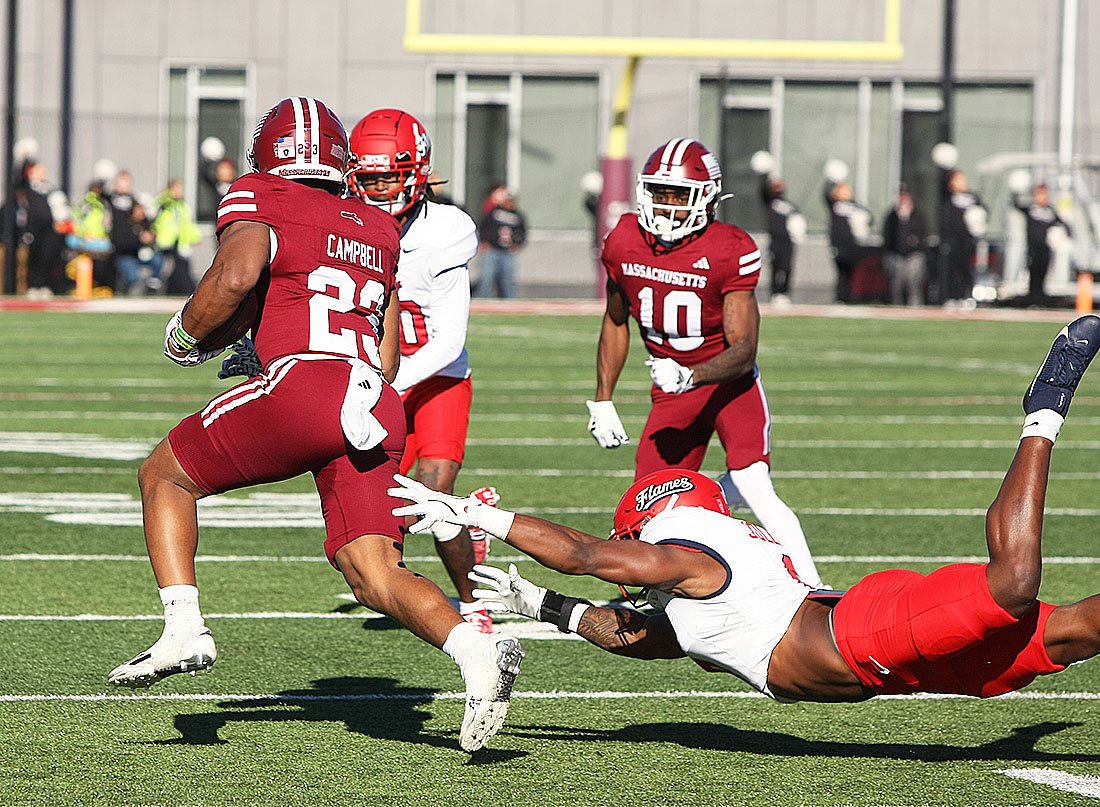UMass Football vs Liberty on Military Appreciation Day on 11/16/24 ...