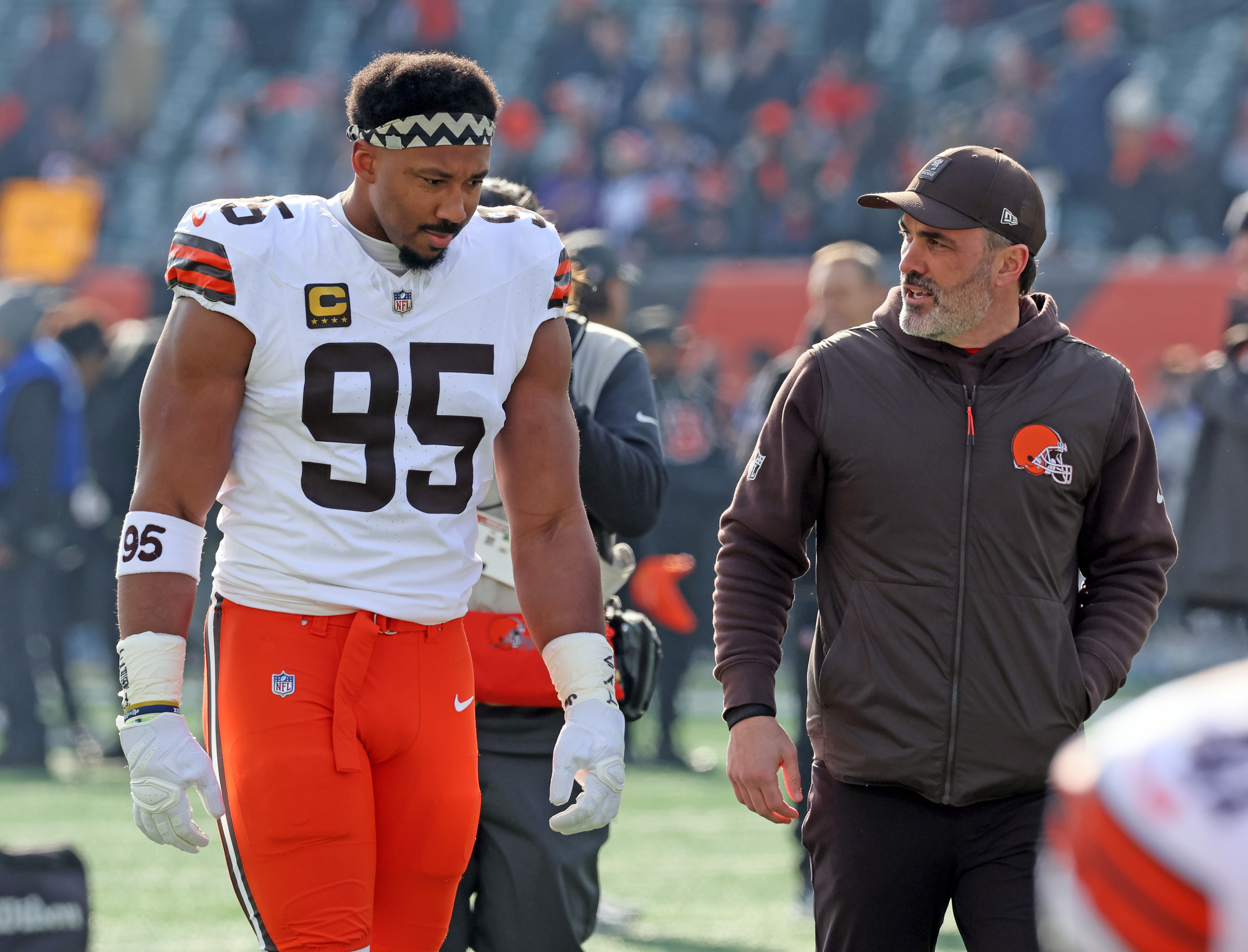 Cleveland Browns defensive end Myles Garrett sets NFL single season ...