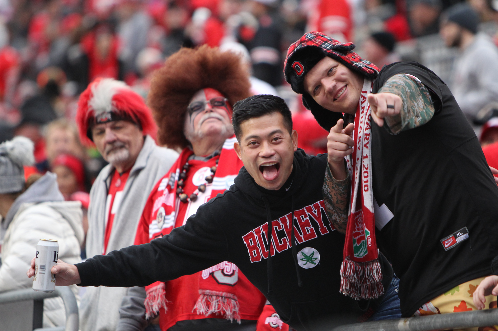 Fans at Ohio State's blowout win over Michigan State, 56-7 - cleveland.com
