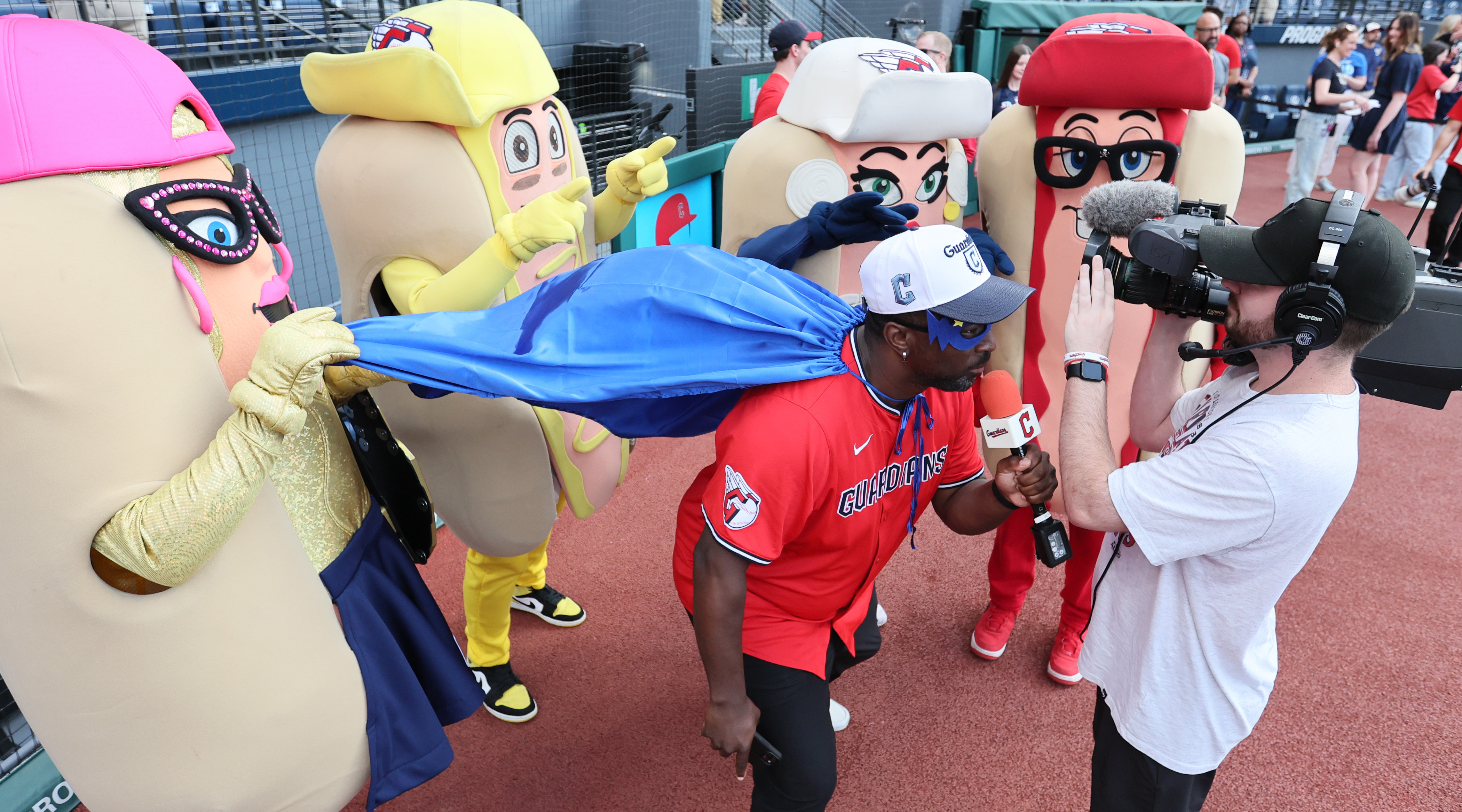 An evening at Progressive Field with the Cleveland Guardians’ Hot Dog ...
