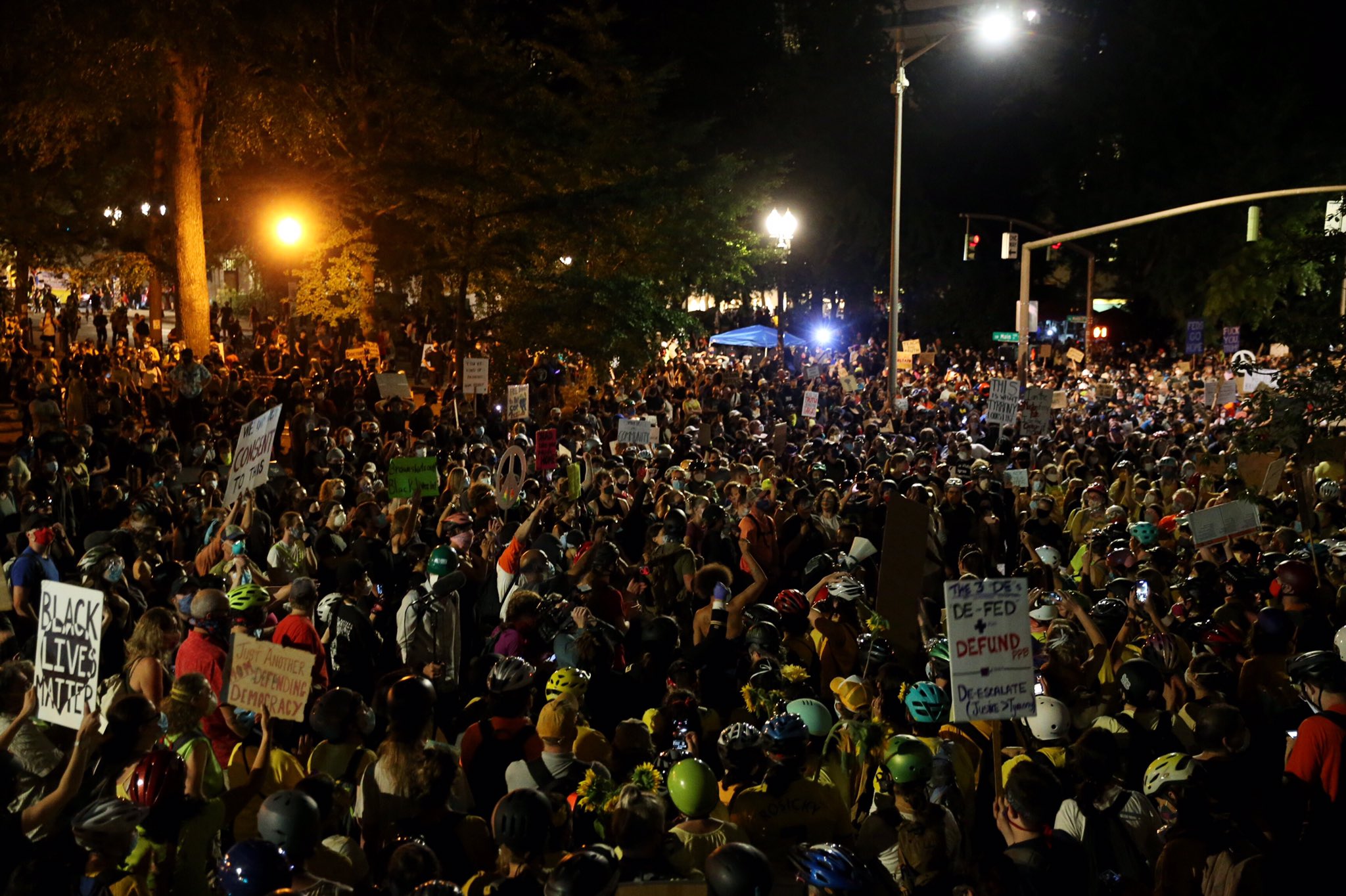 55th day of Portland Protests on July 21 - oregonlive.com