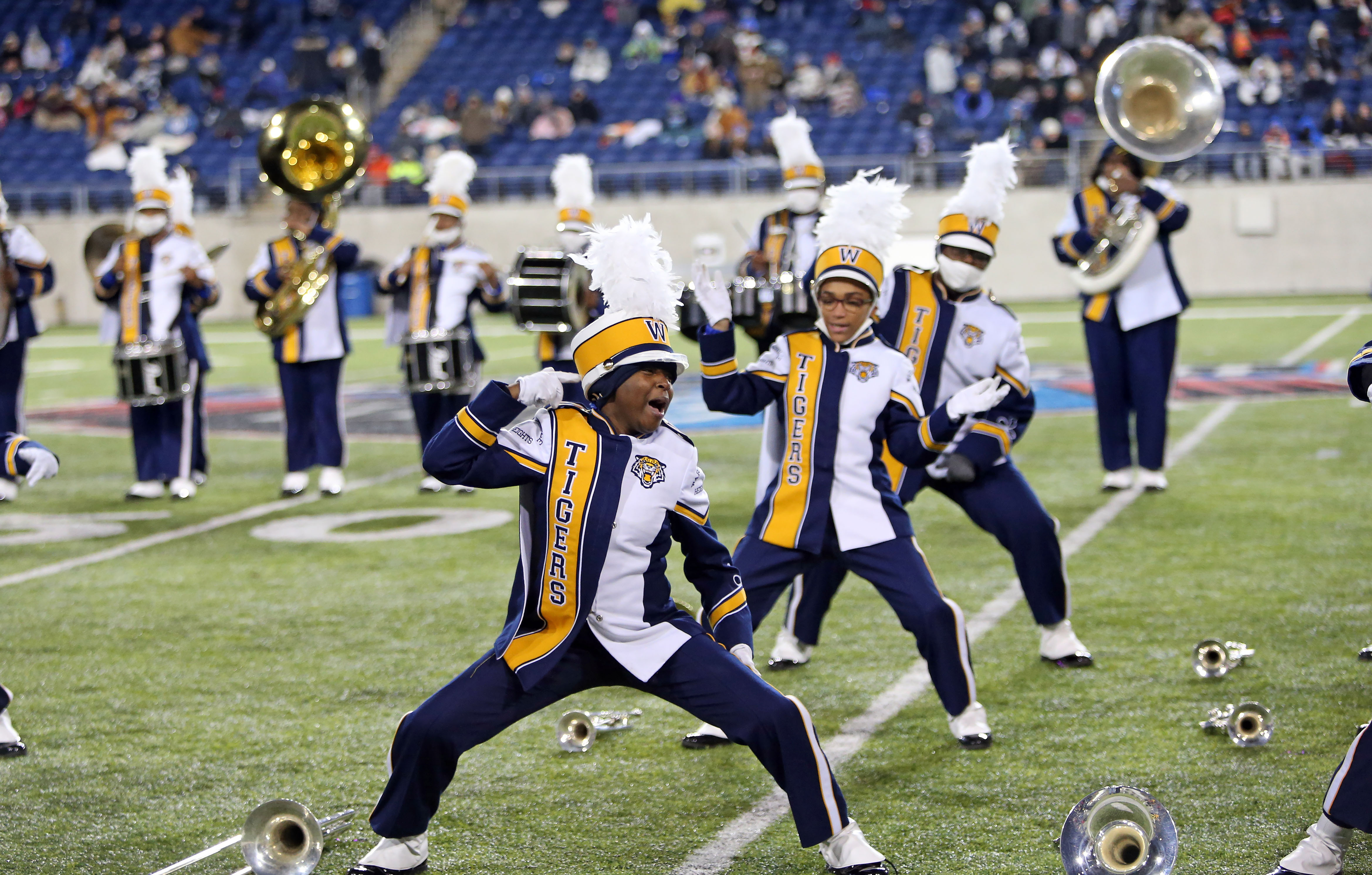 Warrensville Heights marching band at the OHSAA division IV state ...