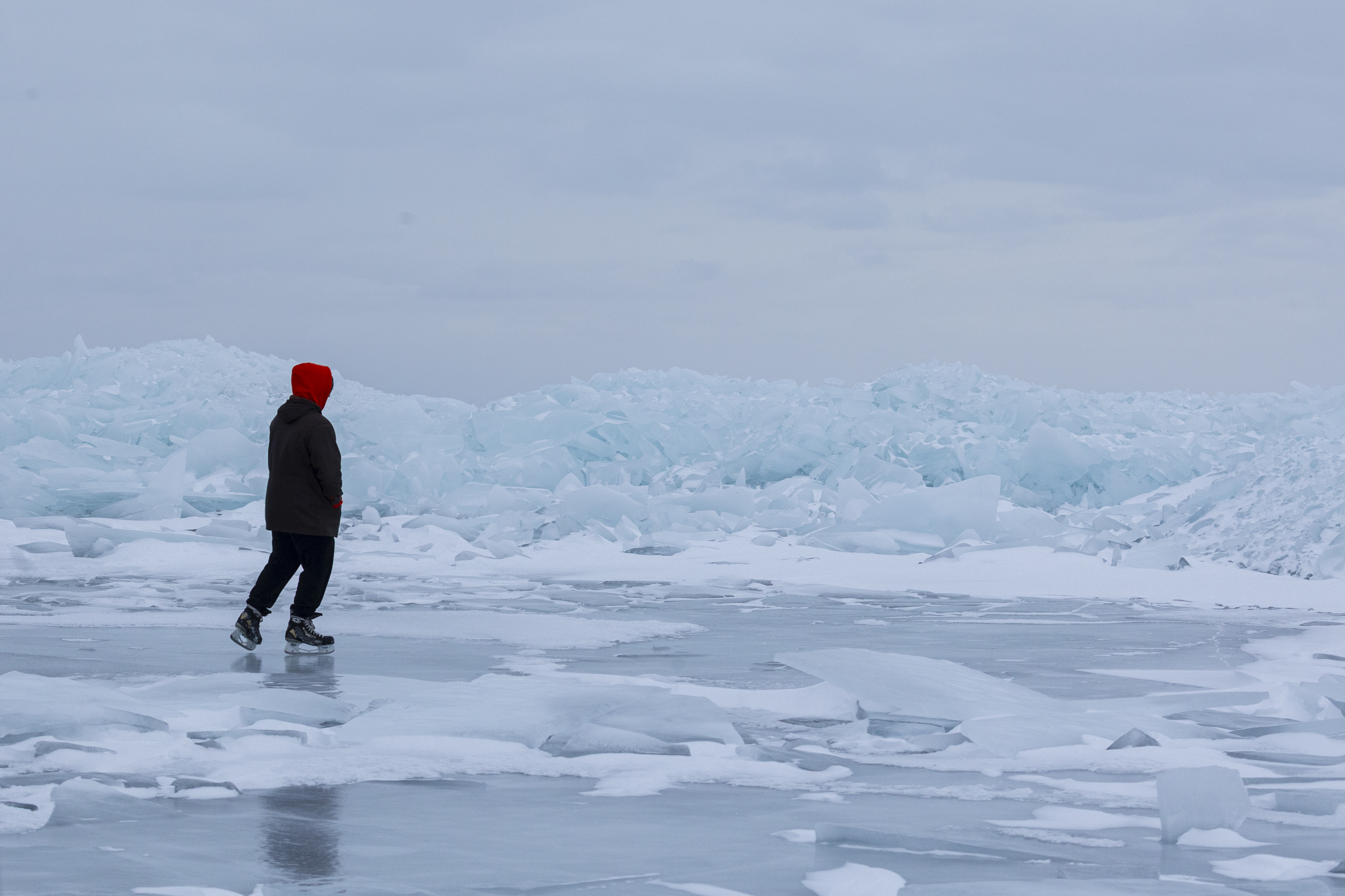 Saginaw Bay turns into moonscape of ice after deep freeze - mlive.com