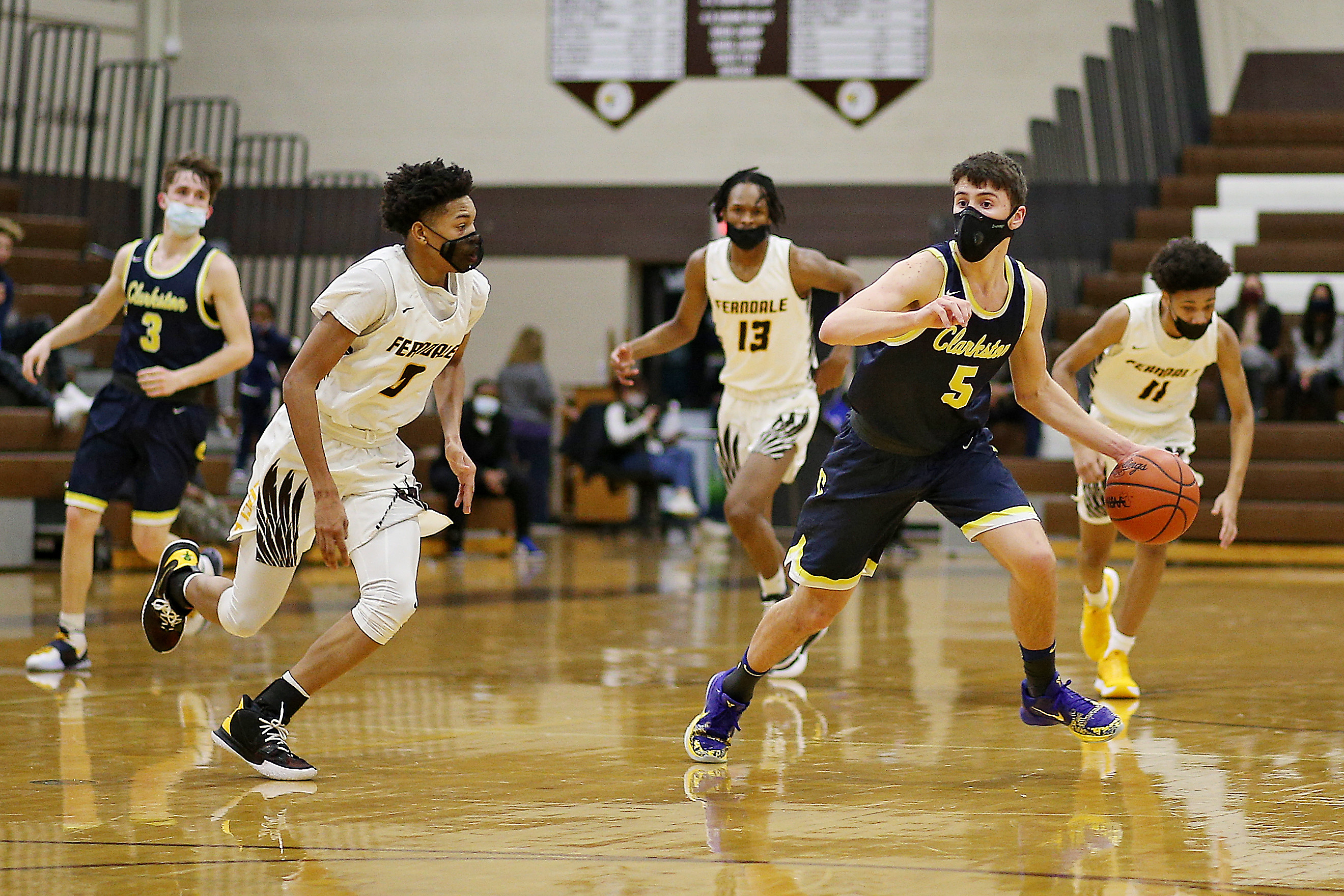 MHSAA basketball: Ferndale vs. Clarkston – February 24, 2021 - mlive.com