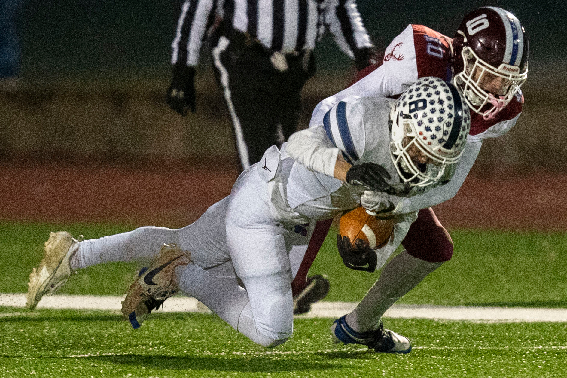 Camp Hill at Dunmore in a 2023 PIAA Quarterfinal football game ...
