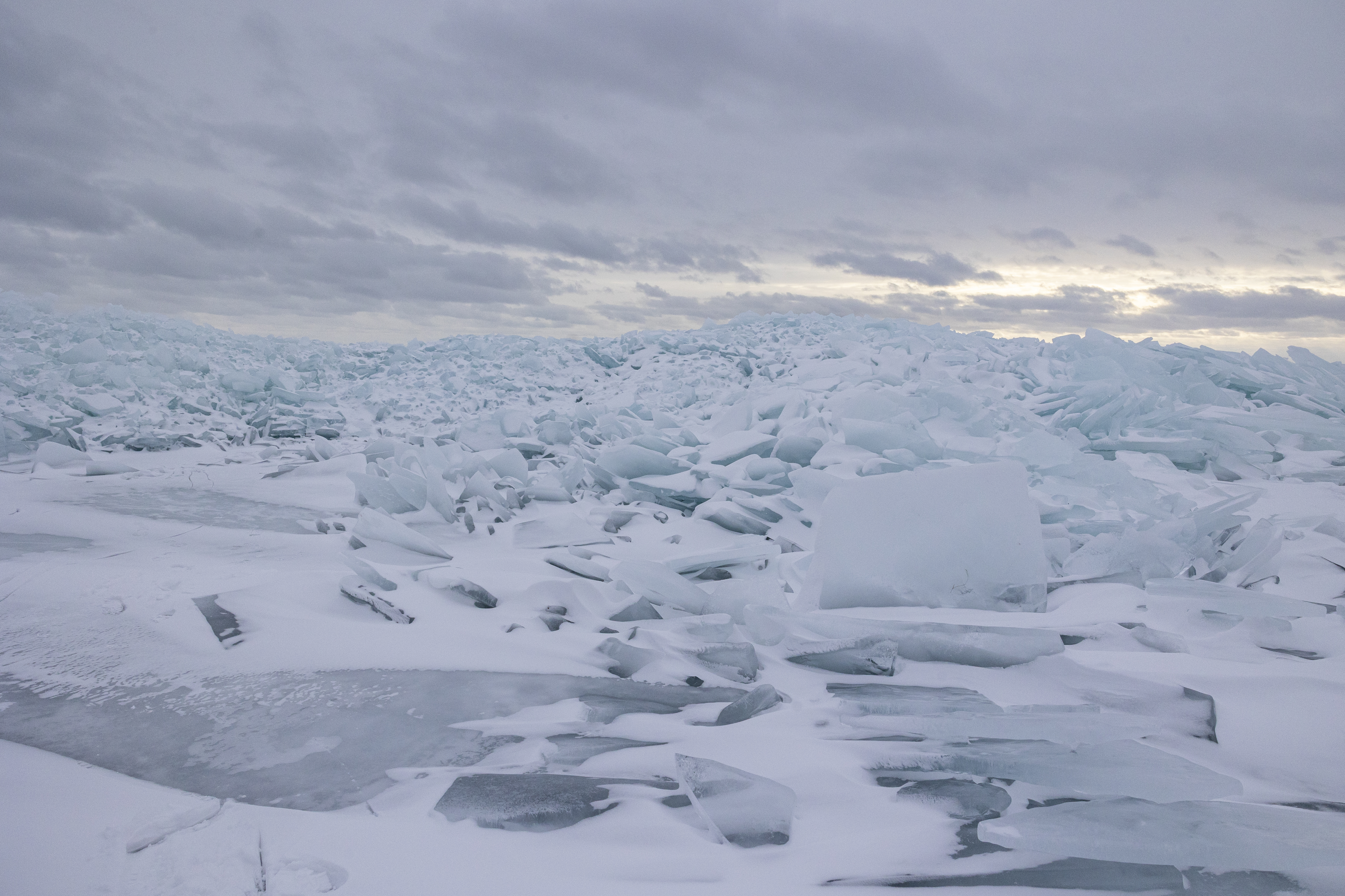 Saginaw Bay turns into moonscape of ice after deep freeze - mlive.com