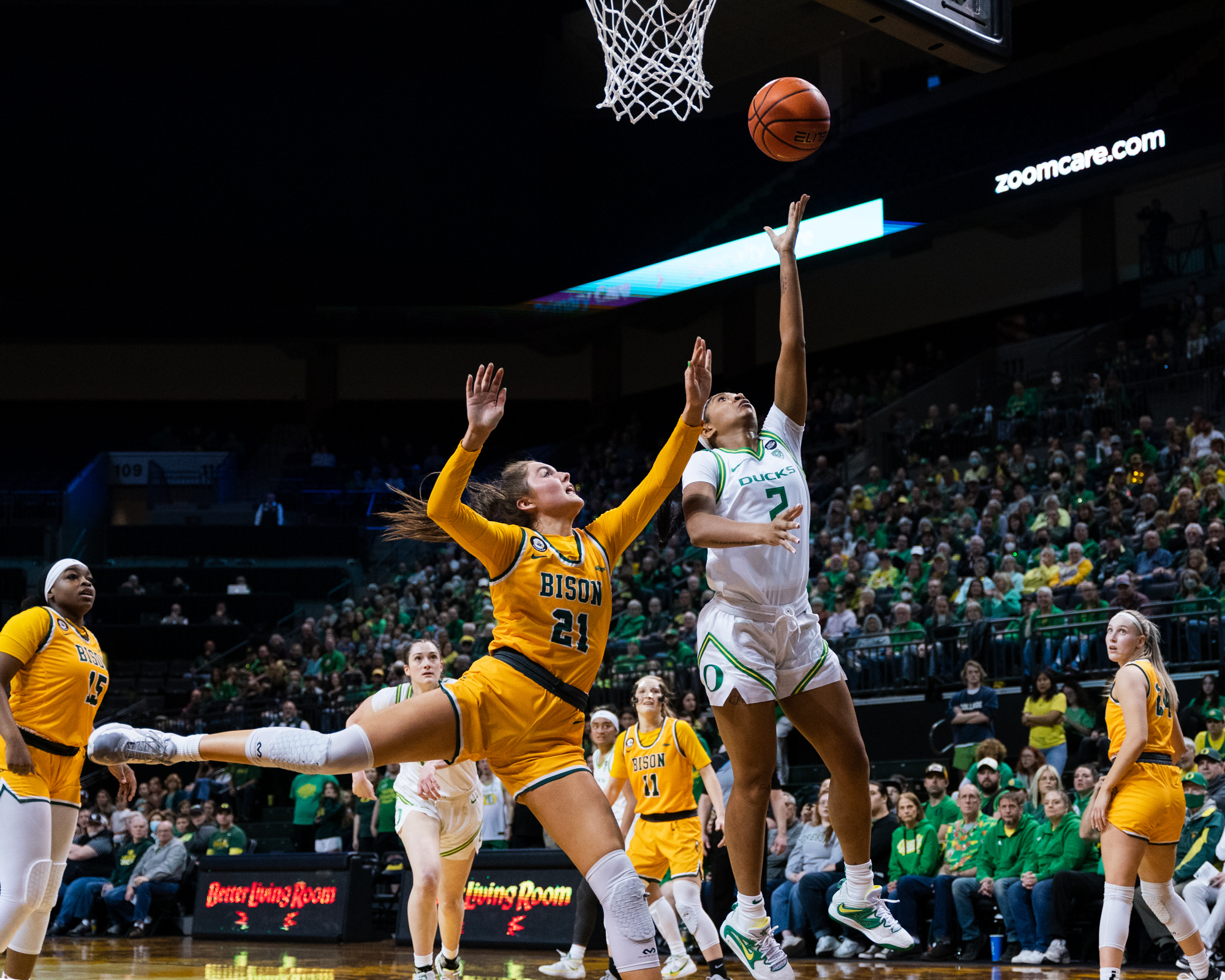 Oregon Ducks vs. North Dakota State in WNIT, March 17, 2023 ...