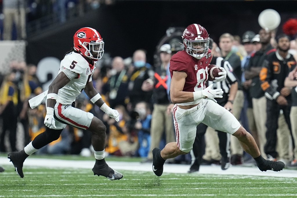 Alabama vs. Georgia in CFP national championship, Jan. 10, 2022 ...