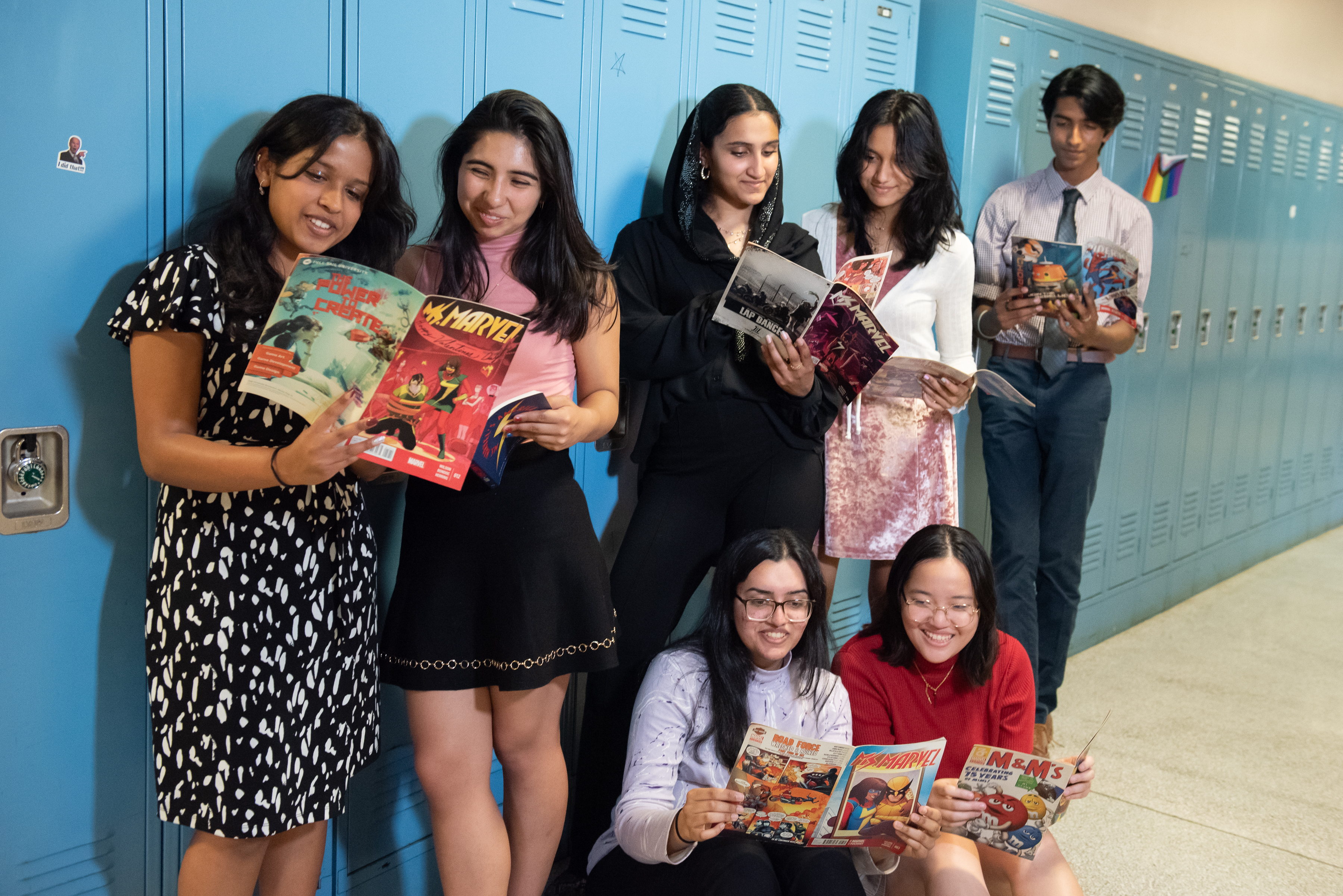 McNair students celebrate 'Ms. Marvel' premiere - nj.com