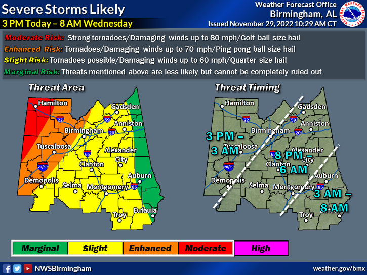 Severe weather in the forecast for Alabama - al.com