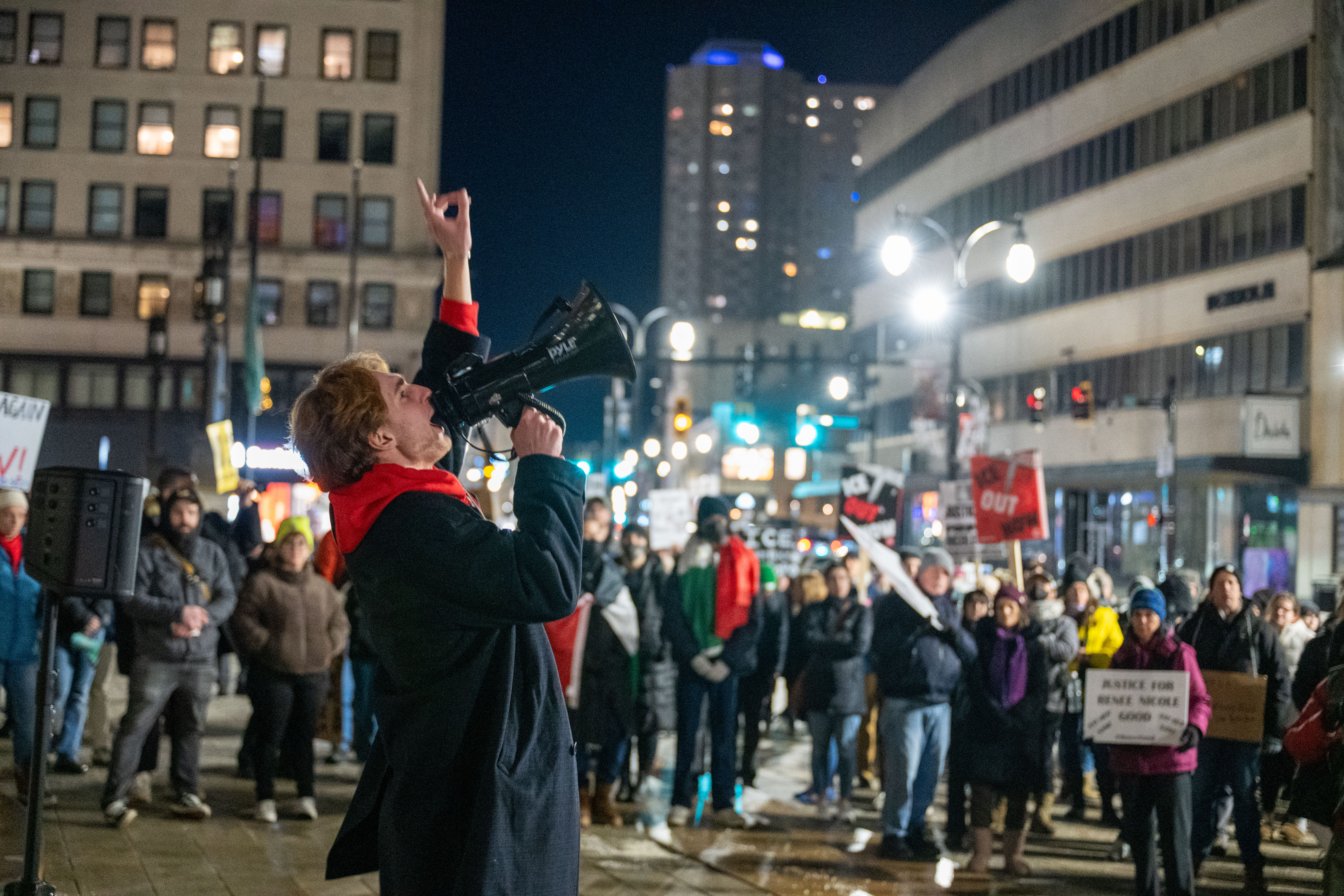 Protest for Renee Nicole Good in Worcester - masslive.com
