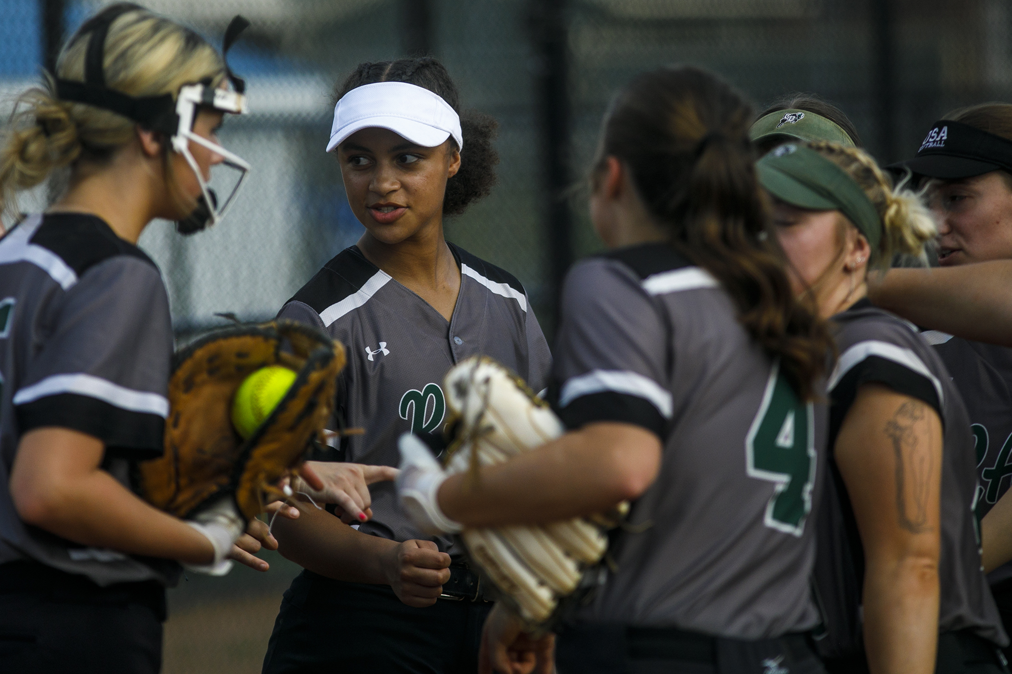 Cedar Cliff plays Central Dauphin during a high school softball game ...